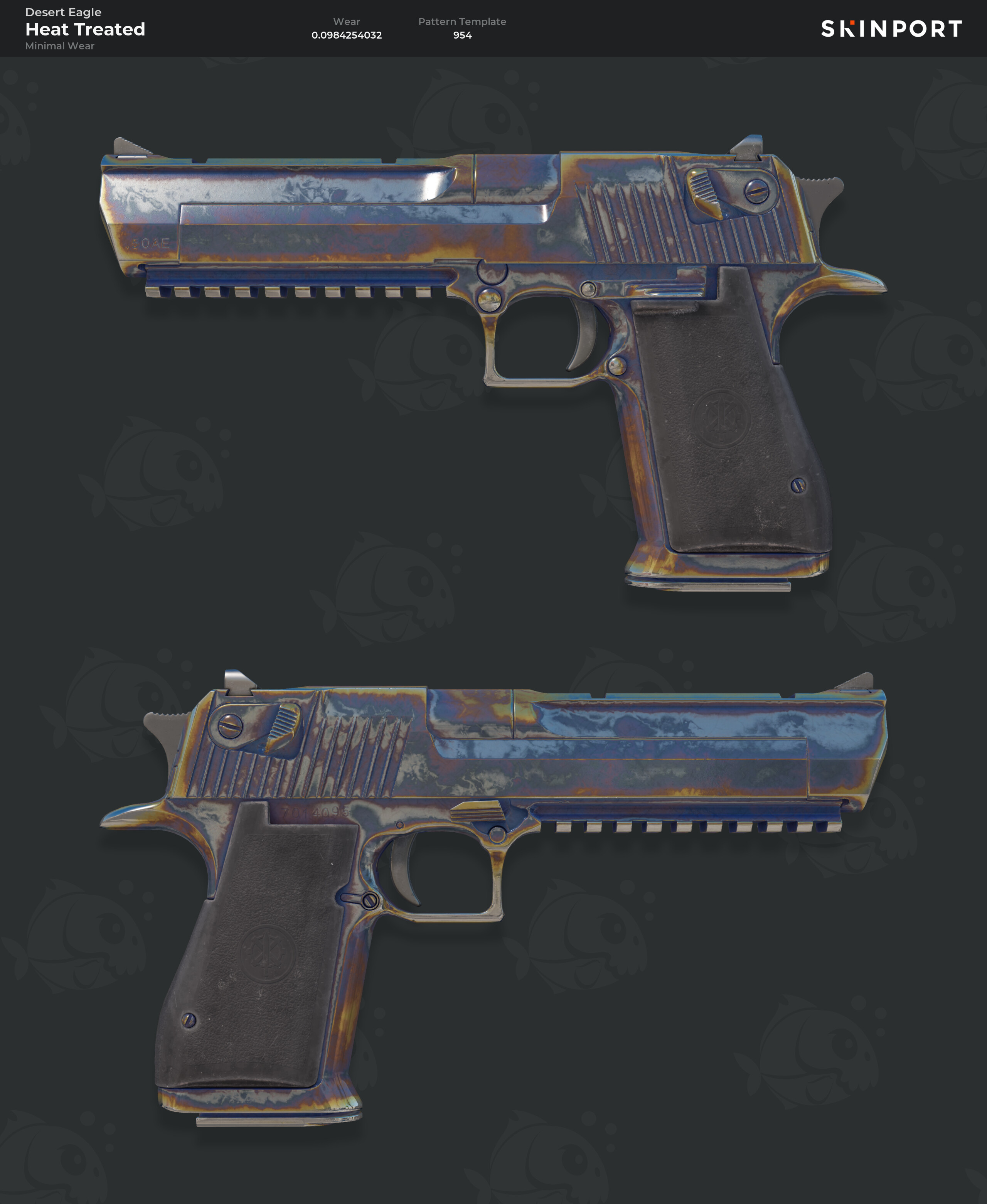 Купить Desert Eagle | Heat Treated (Minimal Wear) - цена 10.63 $ USD ...