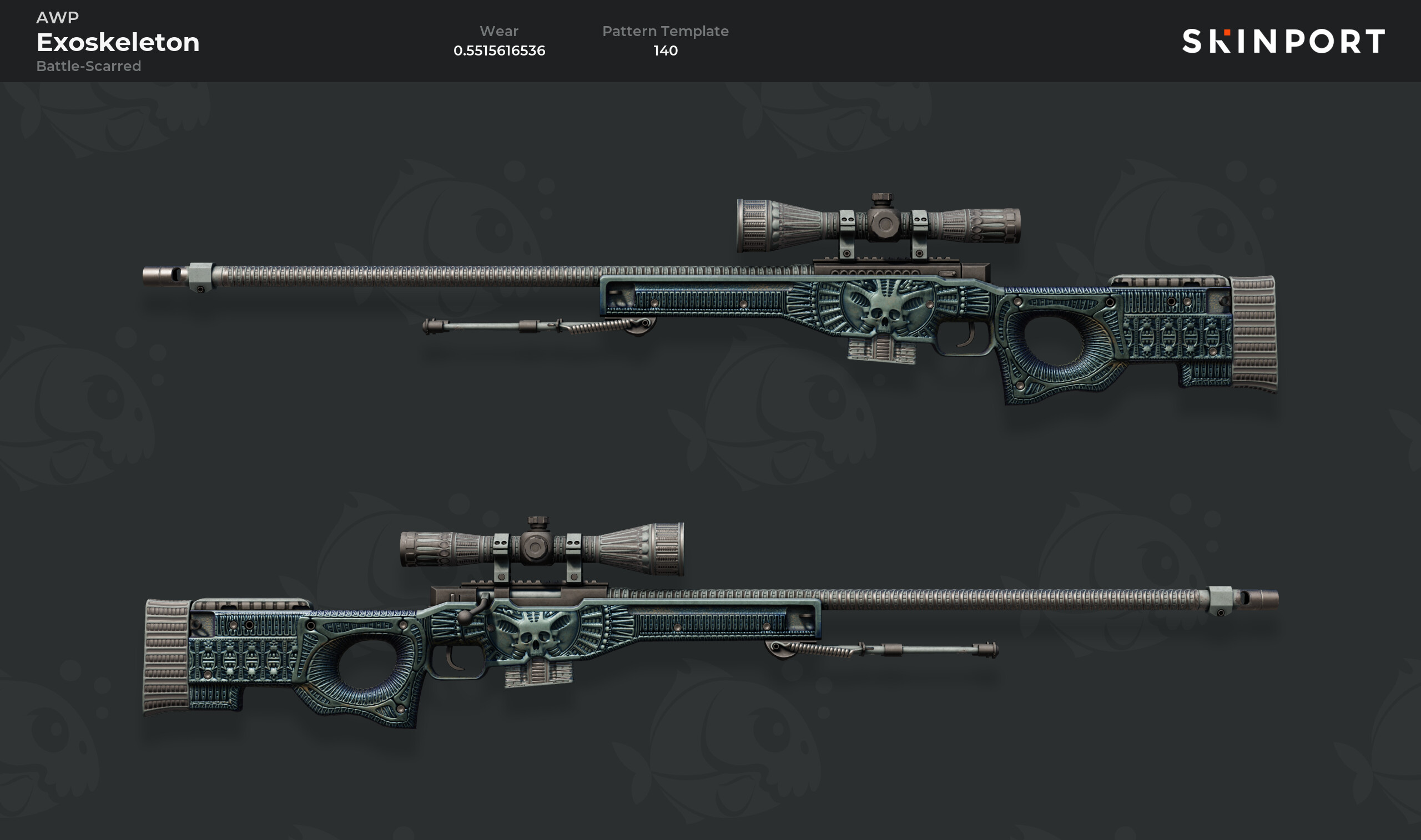 Купить AWP | Exoskeleton (Battle-Scarred) - цена 3.99 $ USD | Купить ...