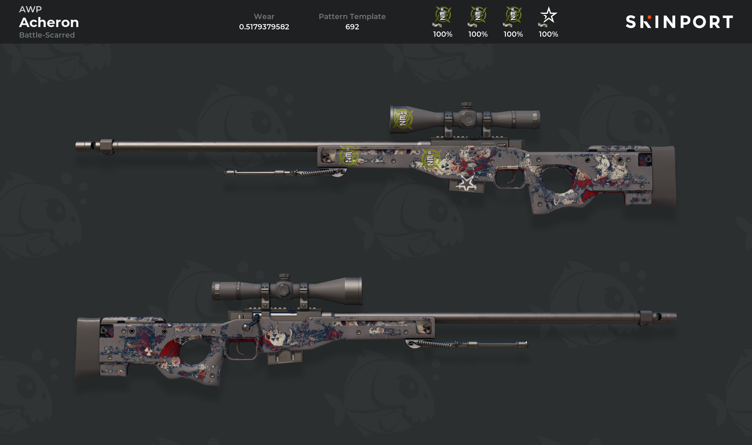 Купить AWP | Acheron (Battle-Scarred) - цена 0.38 $ USD | Купить скины ...