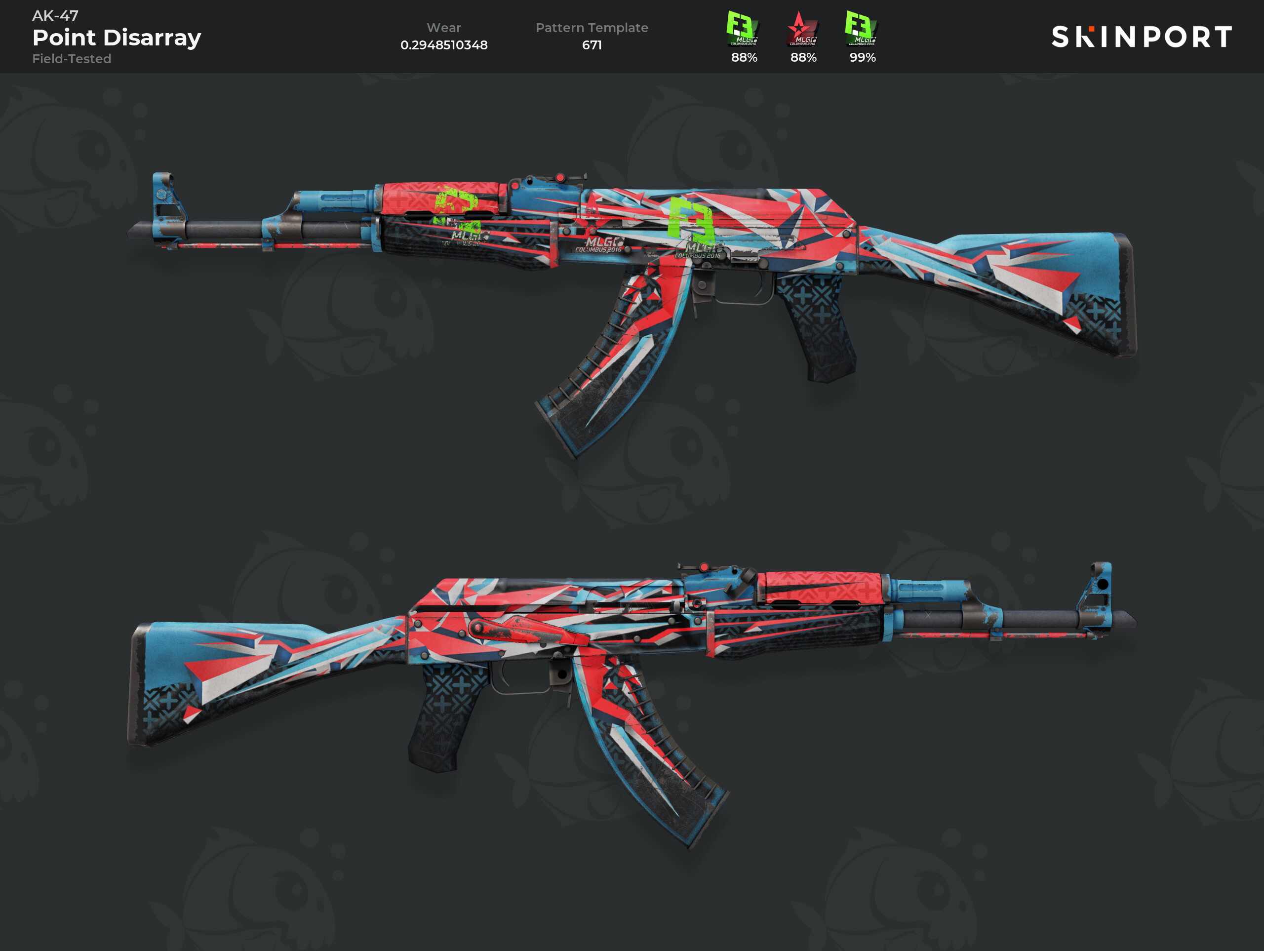 Купить AK-47 | Point Disarray (Field-Tested) - цена 1052.49 ₽ RUB ...