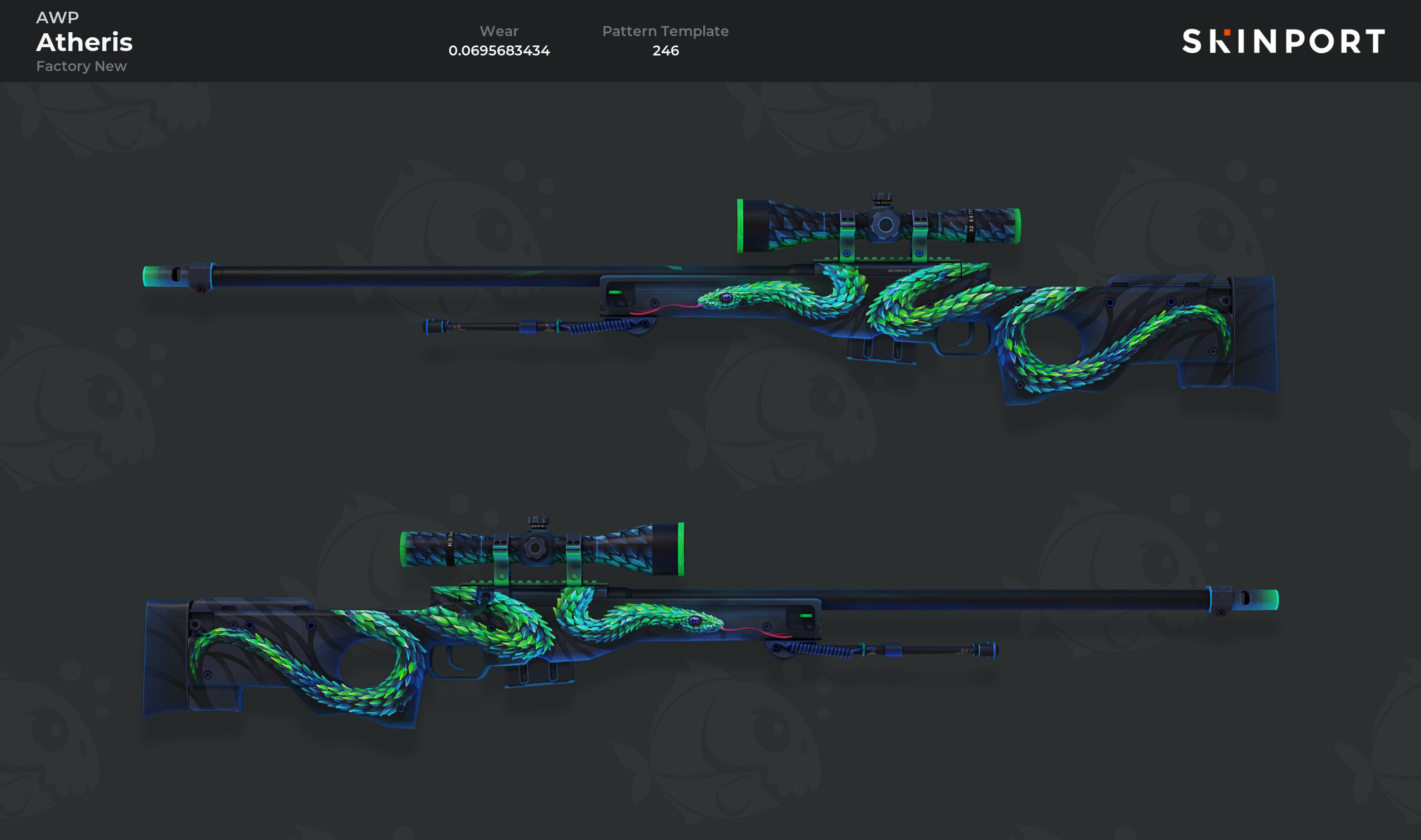 Купить AWP | Atheris (Factory New) - цена 1169.05 ₽ RUB | Купить скины ...