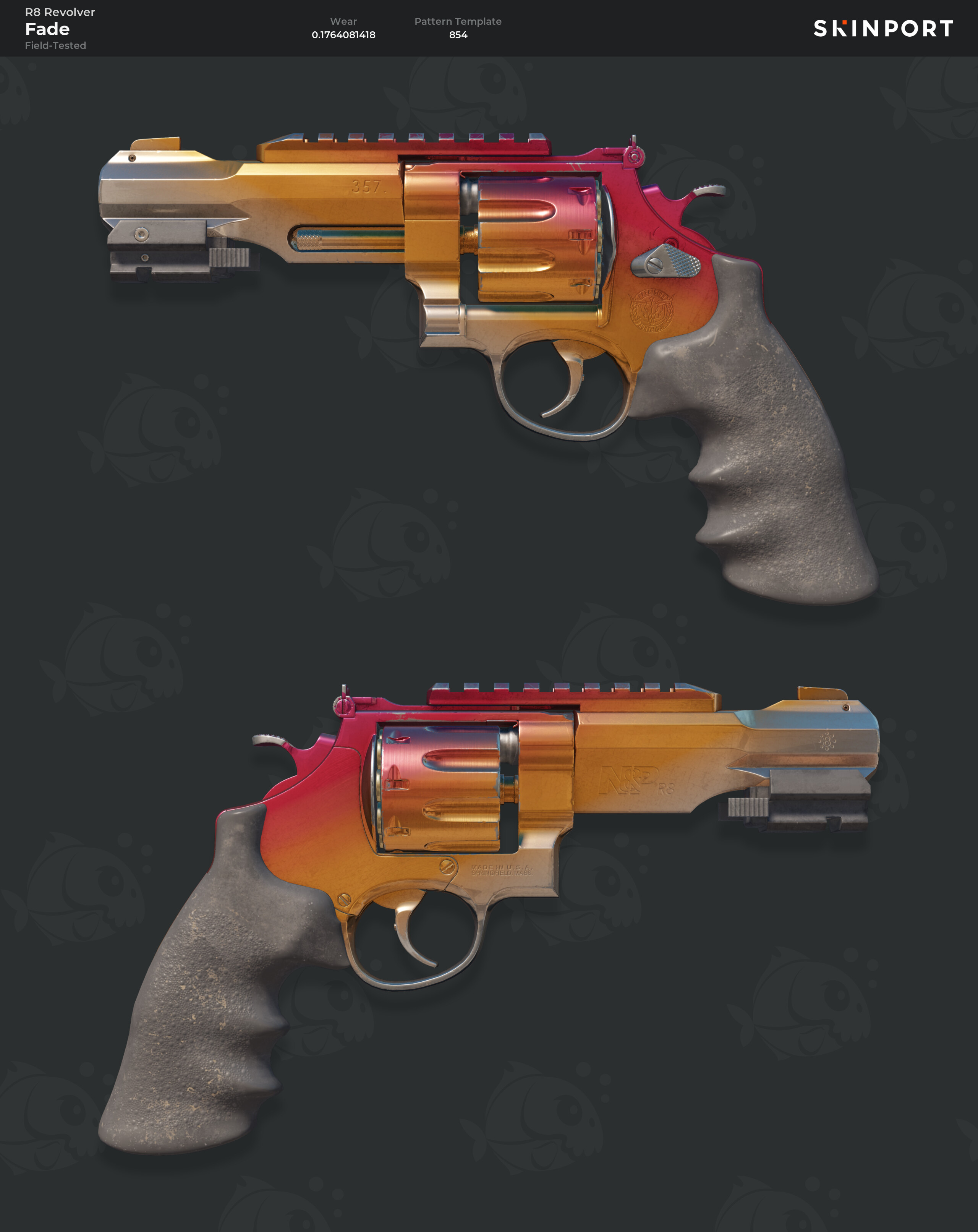 Купить R8 Revolver | Fade (Field-Tested) - цена 11.56 $ USD | Купить ...