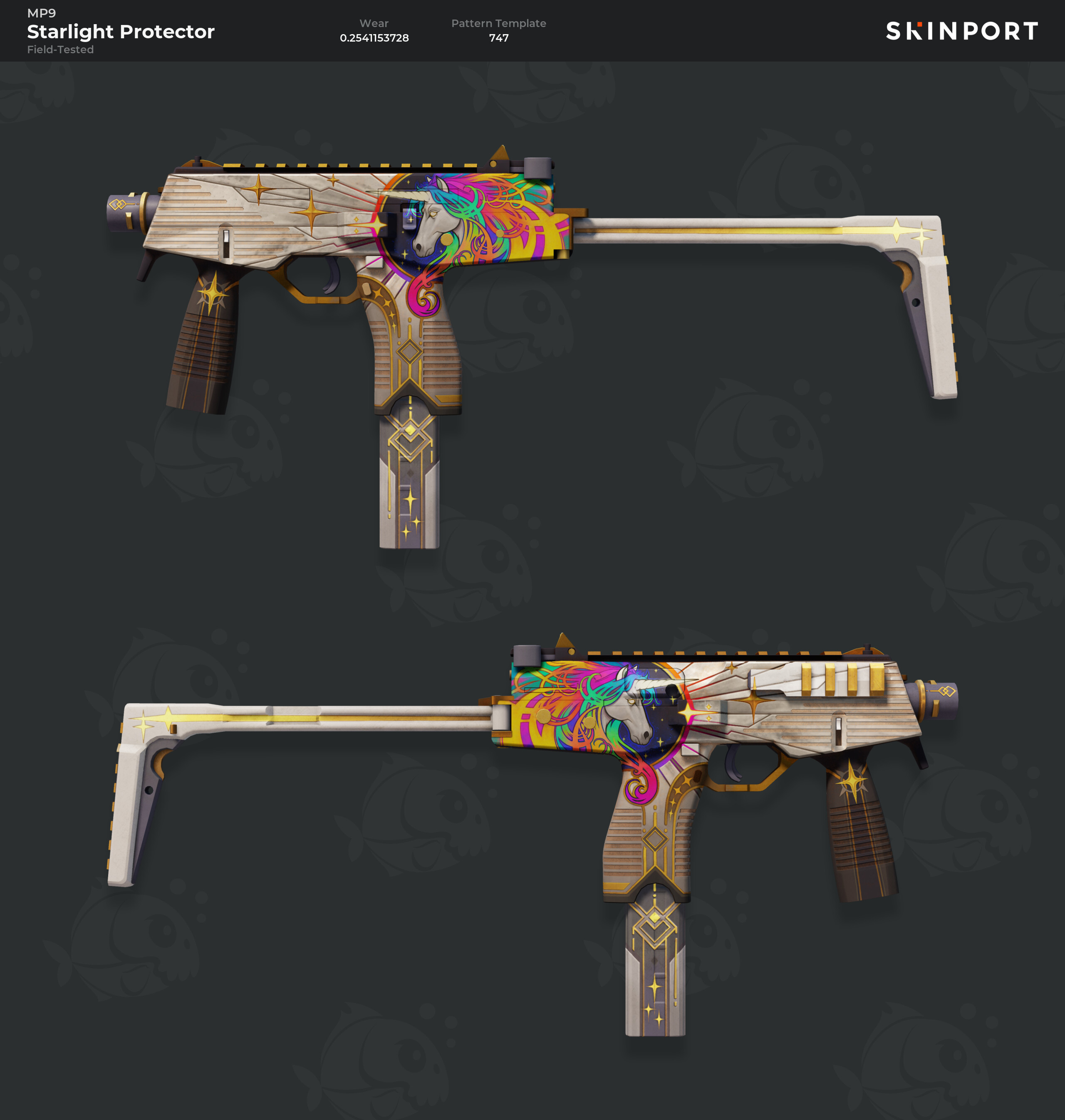 Купить MP9 | Starlight Protector (Field-Tested) - цена 200.25 ₽ RUB ...