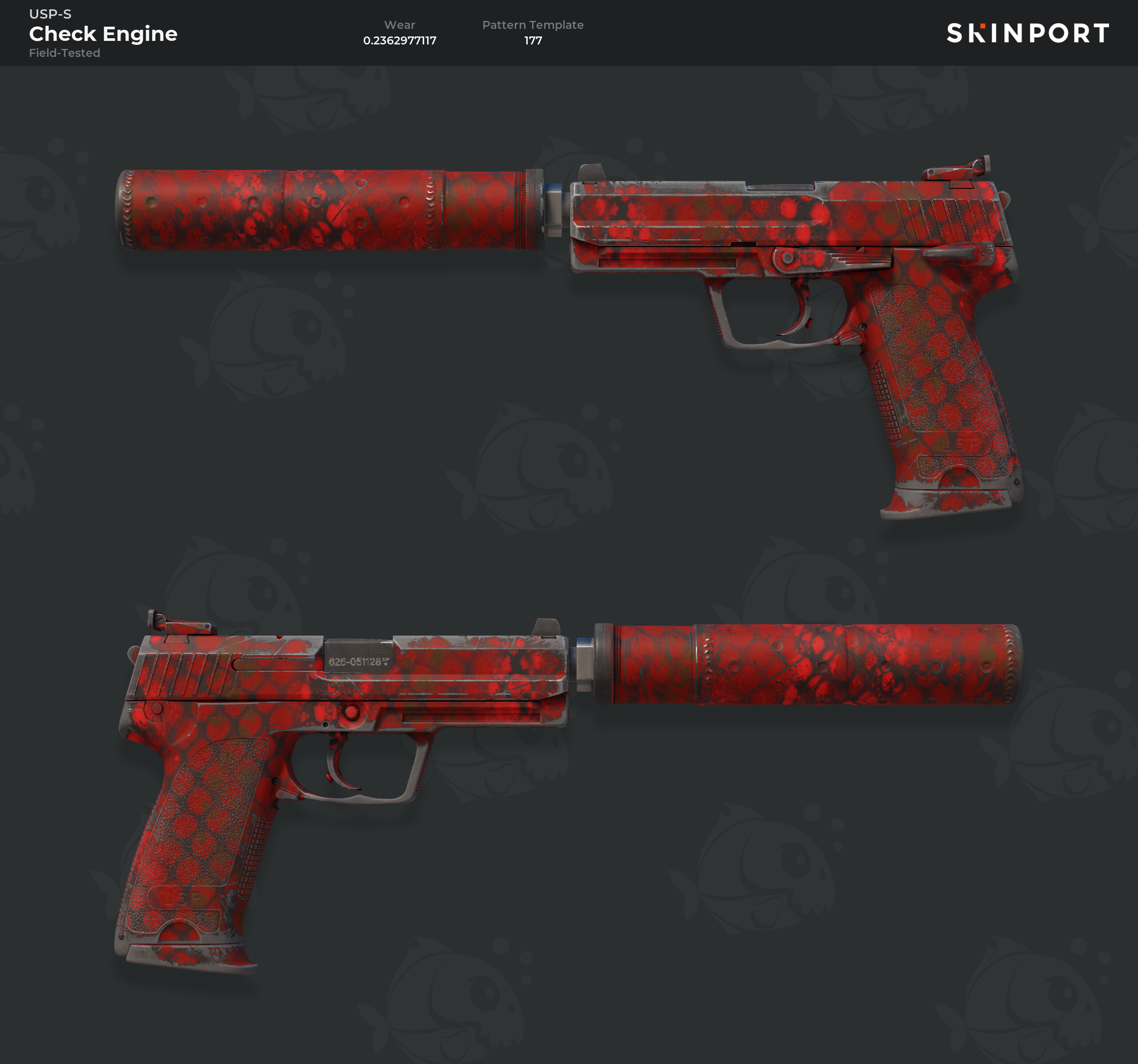 Купить USP-S | Check Engine (Field-Tested) - цена 23.59 ₽ RUB | Купить ...