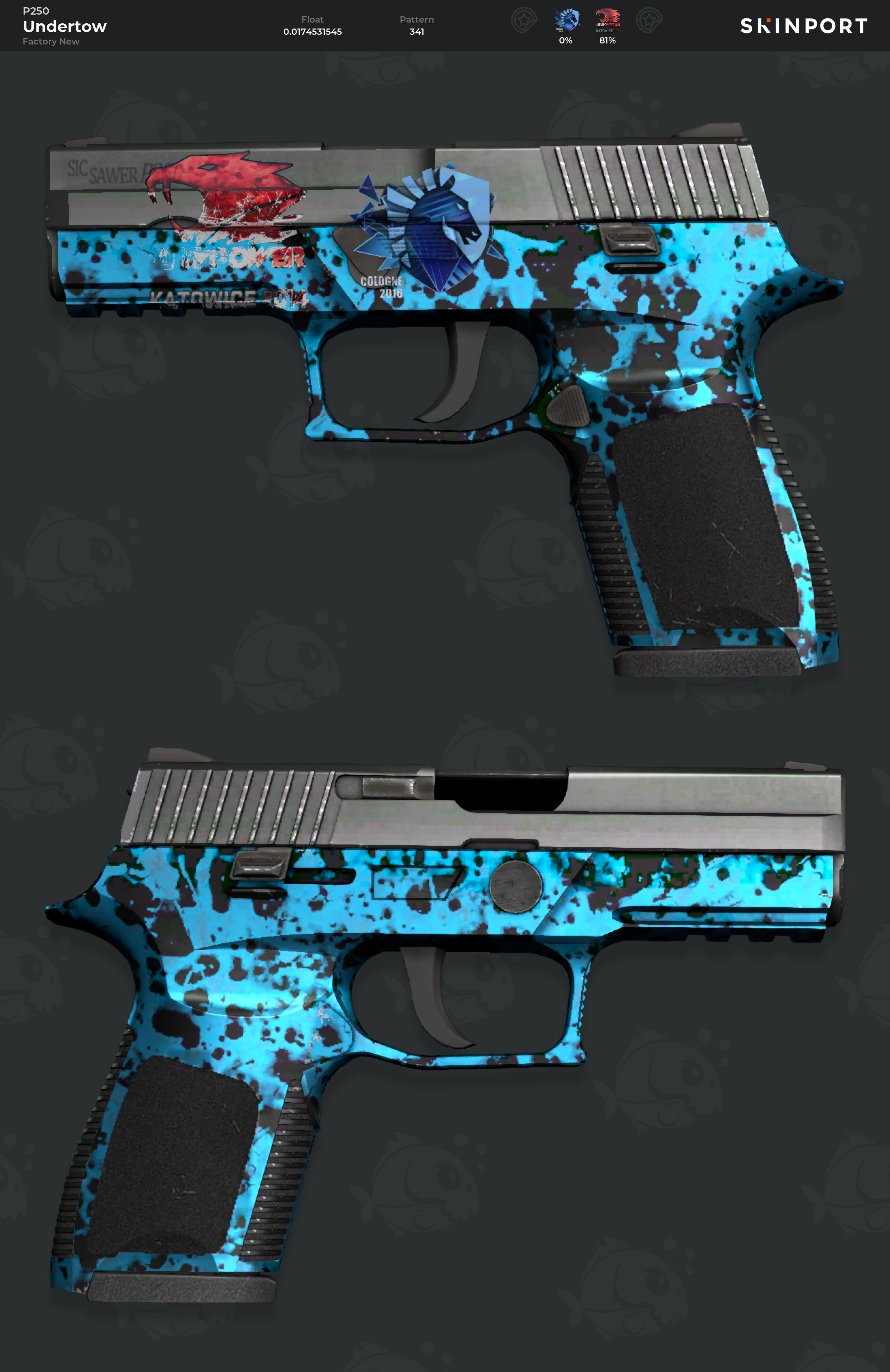 [PC] FN P250 Undertow w/ scratched ibp 2014 katowice : r ...