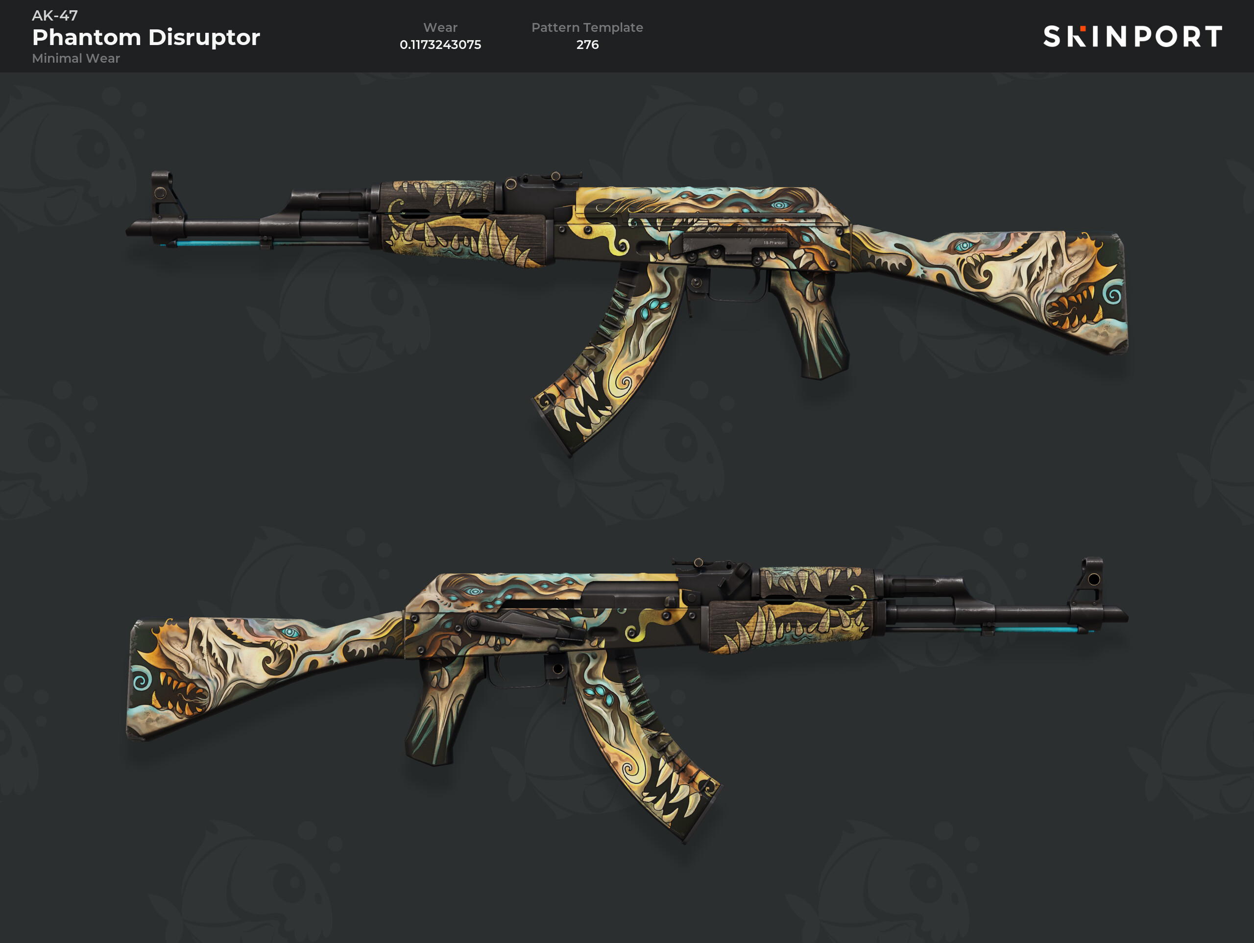 Купить AK-47 | Phantom Disruptor (Minimal Wear) - цена 489.59 ₽ RUB ...