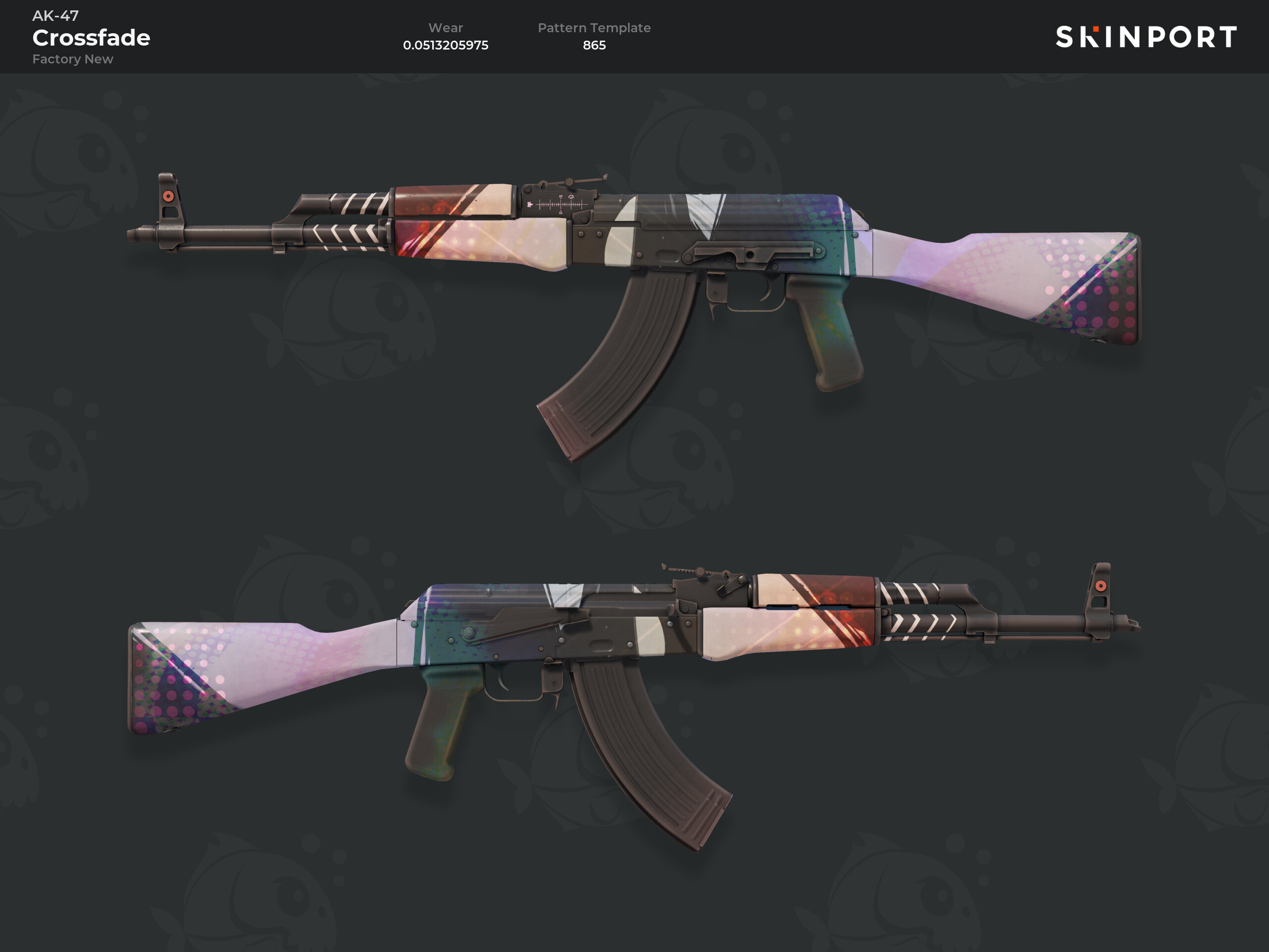 Купить AK-47 | Crossfade (Factory New) - цена 271.2 ₽ RUB | Купить ...