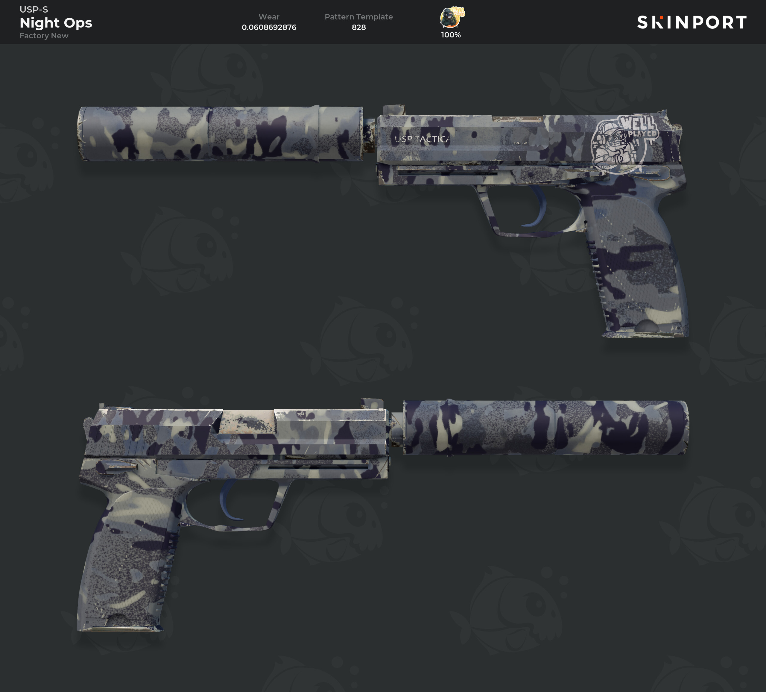 Купить USP-S | Night Ops (Factory New) - цена 86.03 ₽ RUB | Купить ...