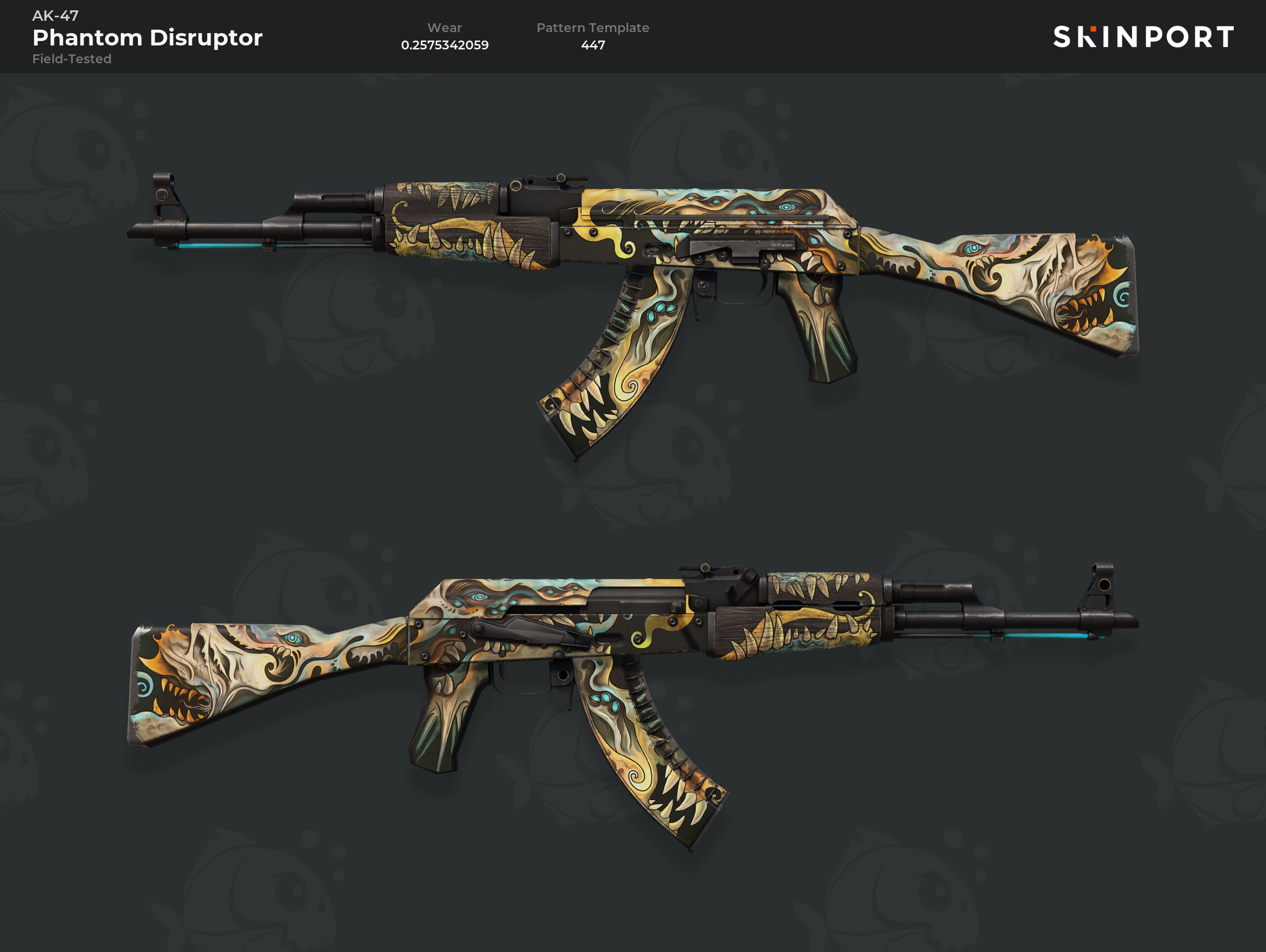 Купить AK-47 | Phantom Disruptor (Field-Tested) - цена 3.55 $ USD ...