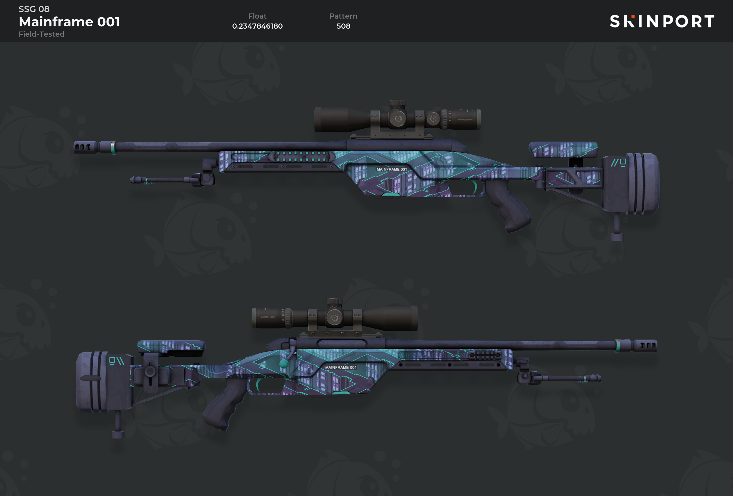 SSG 08 | Mainframe 001 (Field-Tested) - Counter-Strike 2 - Skinport