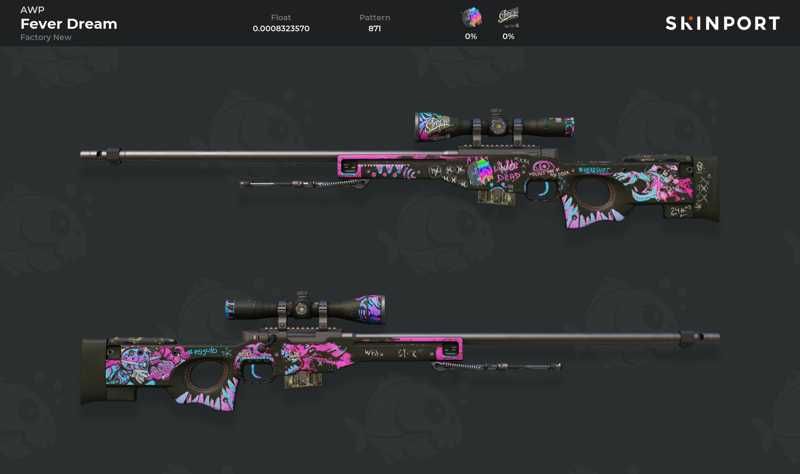 AWP | Fever Dream (Factory New) - Counter-Strike 2 - Skinport