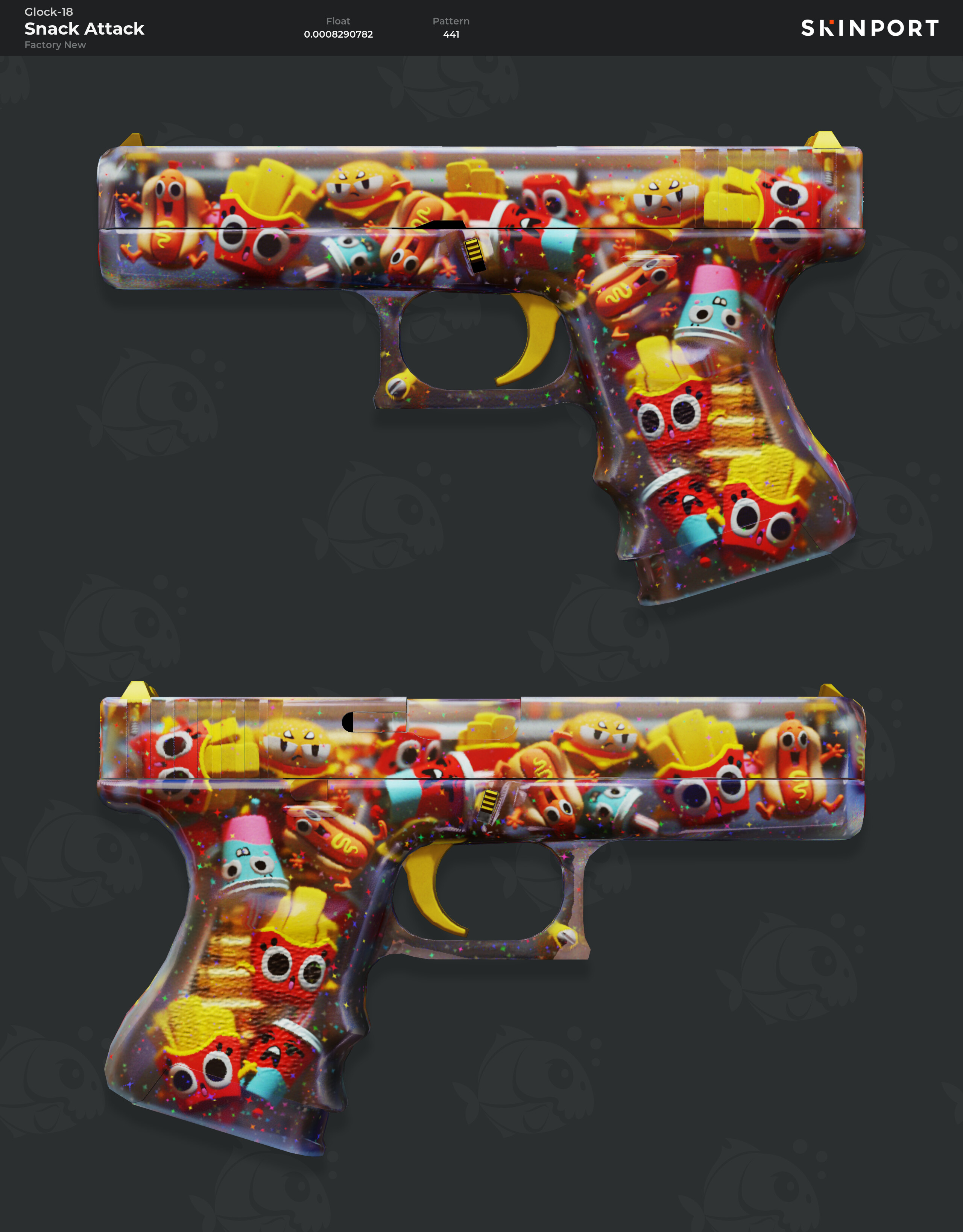 Glock-18 | Snack Attack (Factory New) - Counter-Strike 2 - Skinport