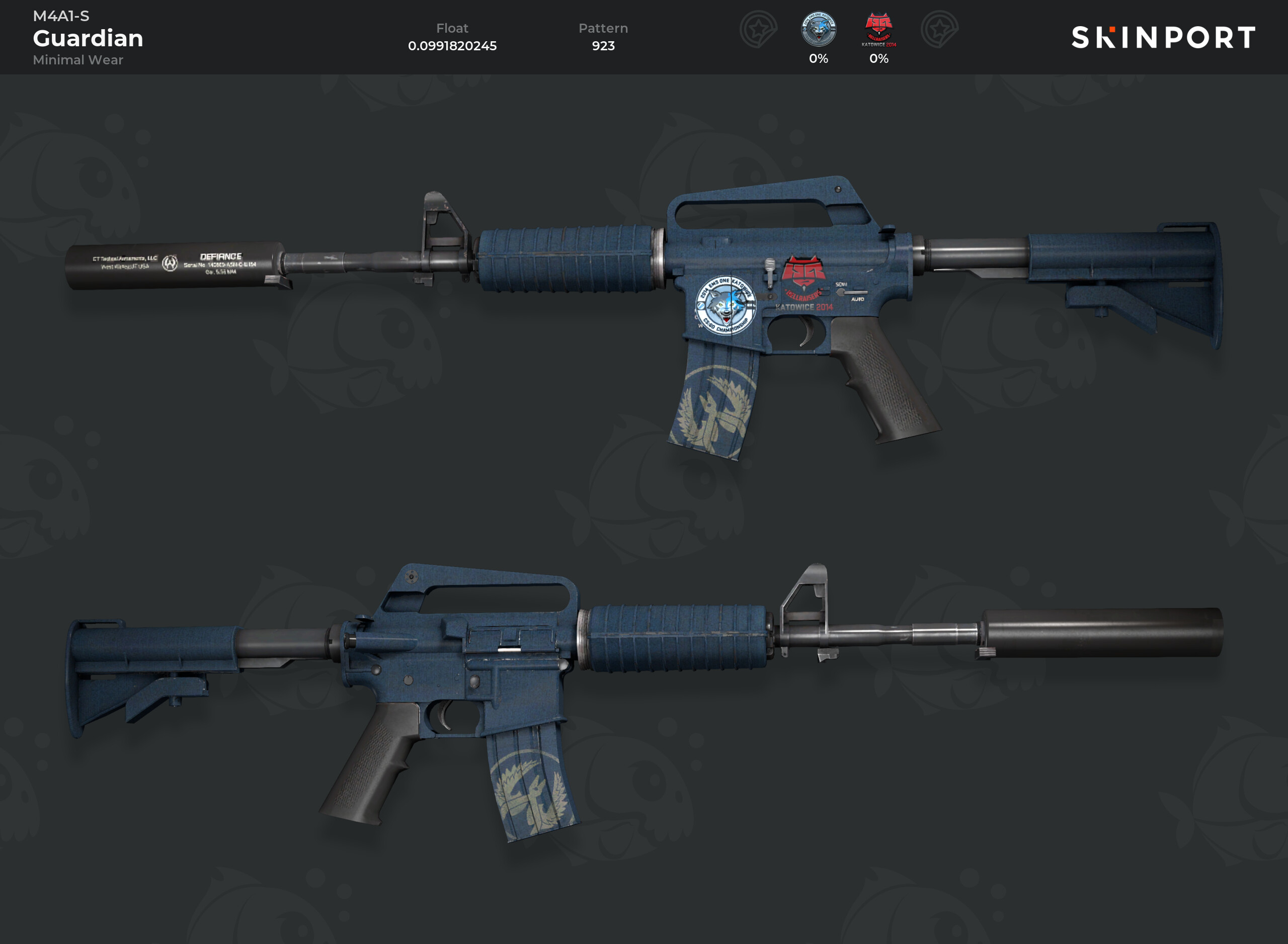 [PC] M4A1-S | Guardian MW with ESL Wolf sticker : r/GlobalOffensiveTrade