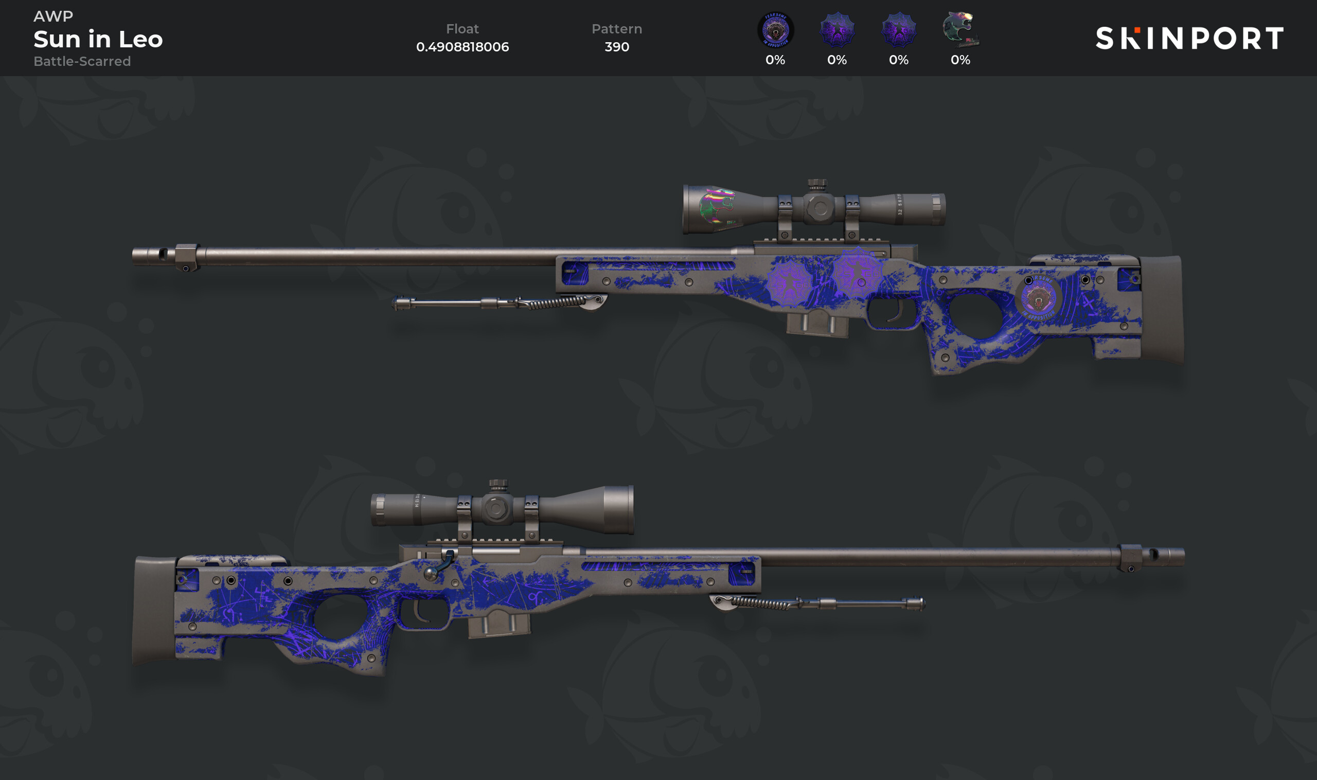 AWP | Sun in Leo (Battle-Scarred) - Counter-Strike 2 - Skinport