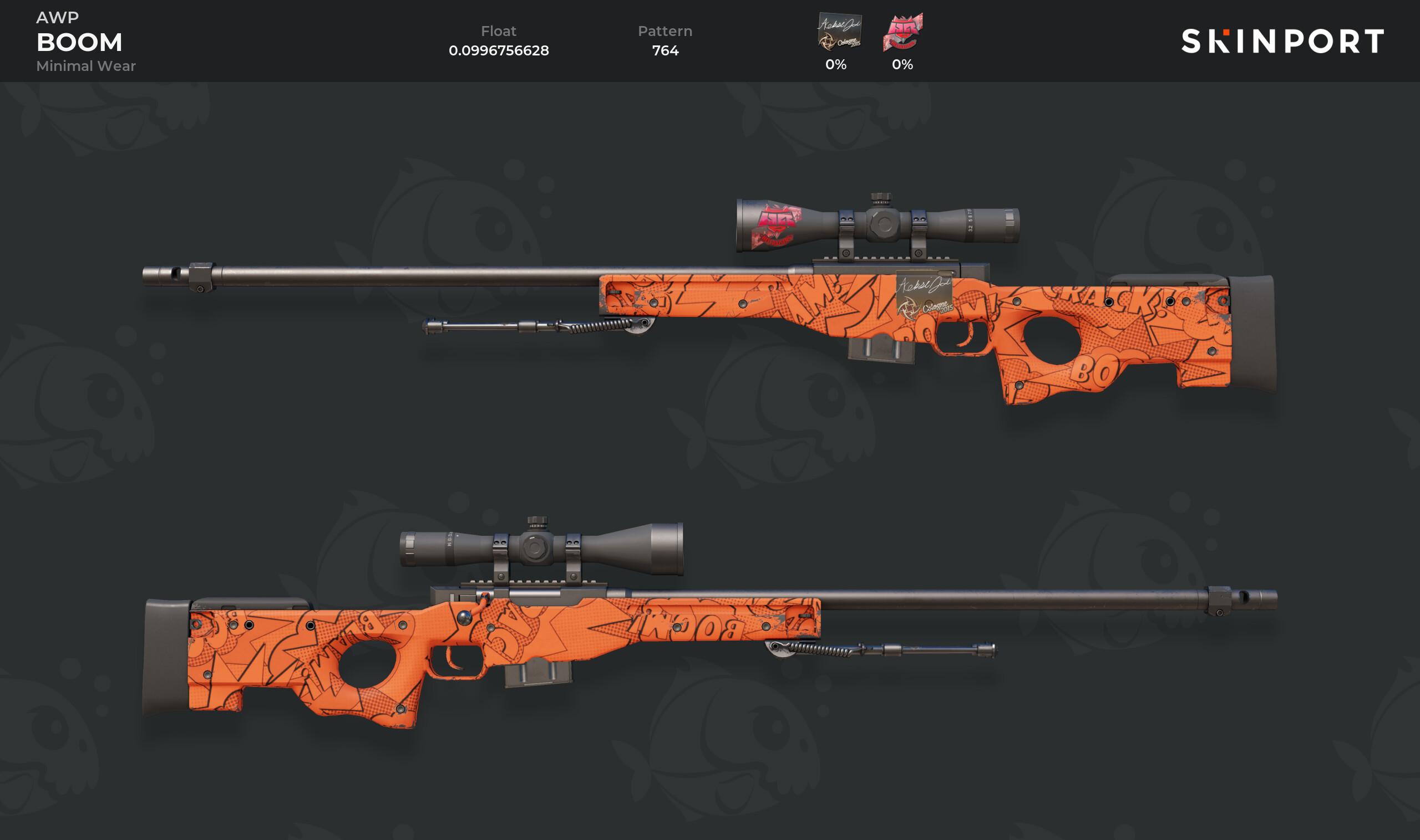 AWP | BOOM (Minimal Wear) - Counter-Strike 2 - Skinport