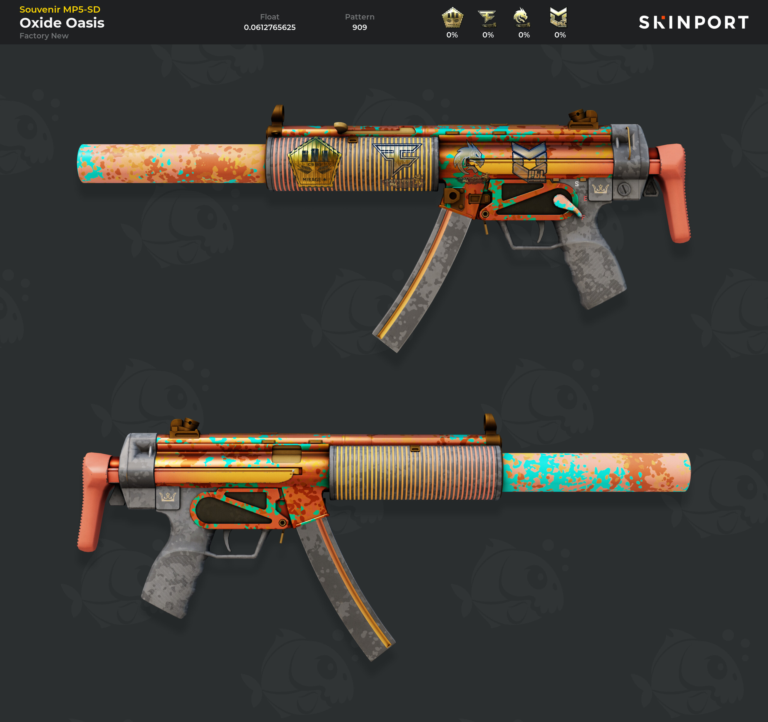Souvenir MP5-SD | Oxide Oasis (Factory New) - Counter-Strike 2 - Skinport