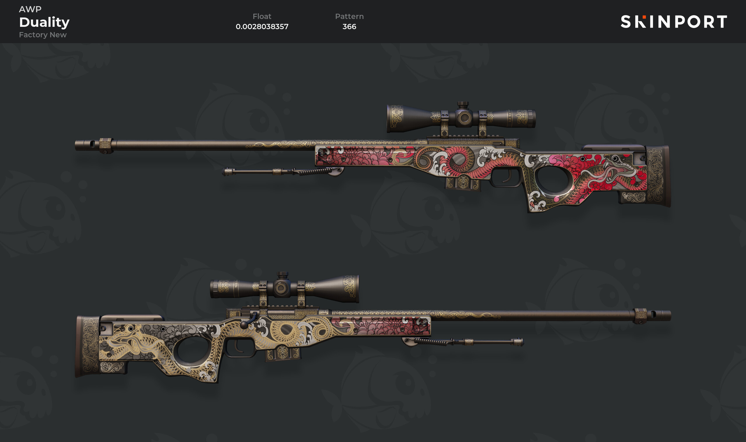 AWP | Duality (Factory New) - Counter-Strike 2 - Skinport