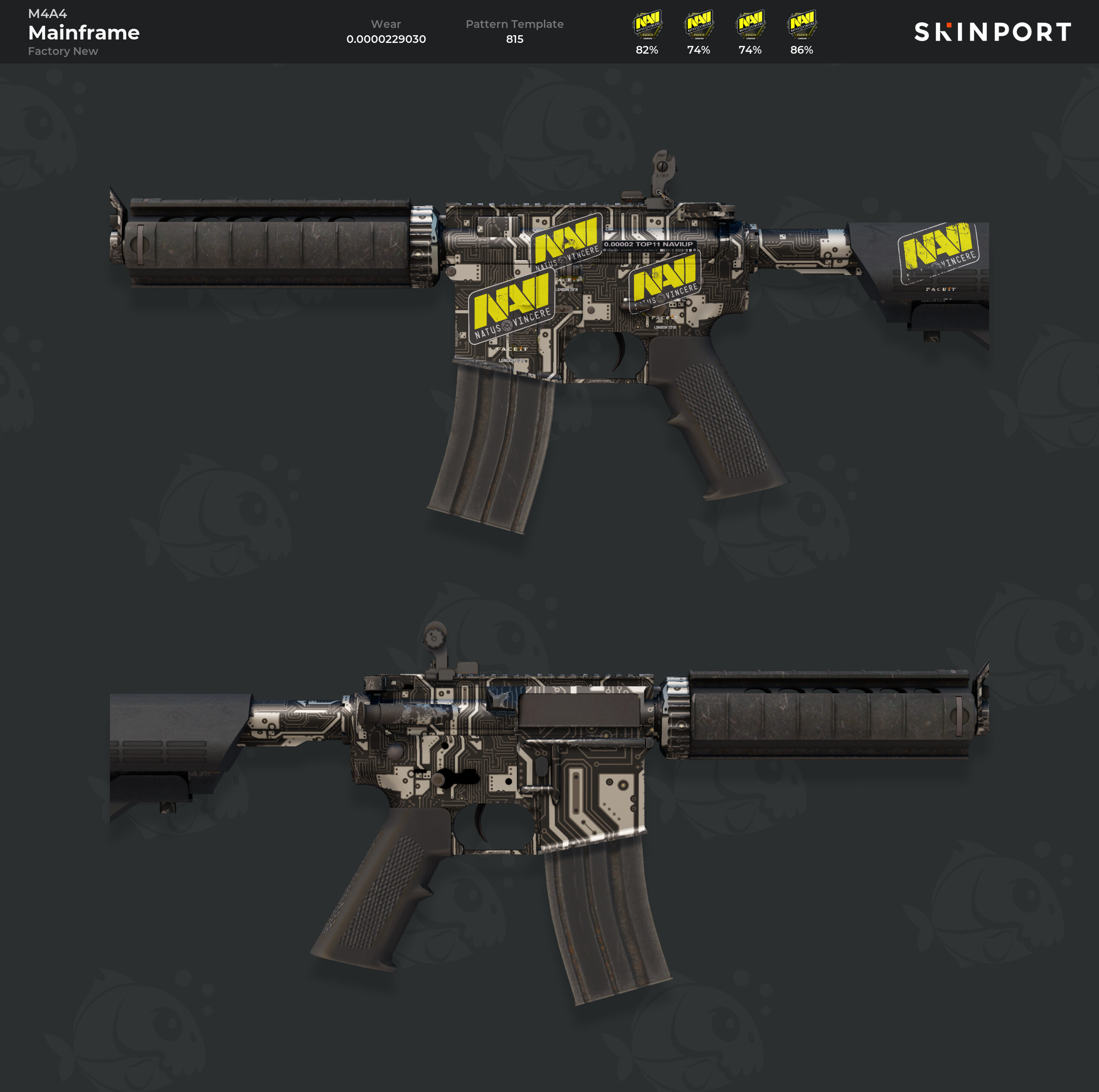 M4A4 | Mainframe (Factory New) - Counter-Strike 2 - Skinport