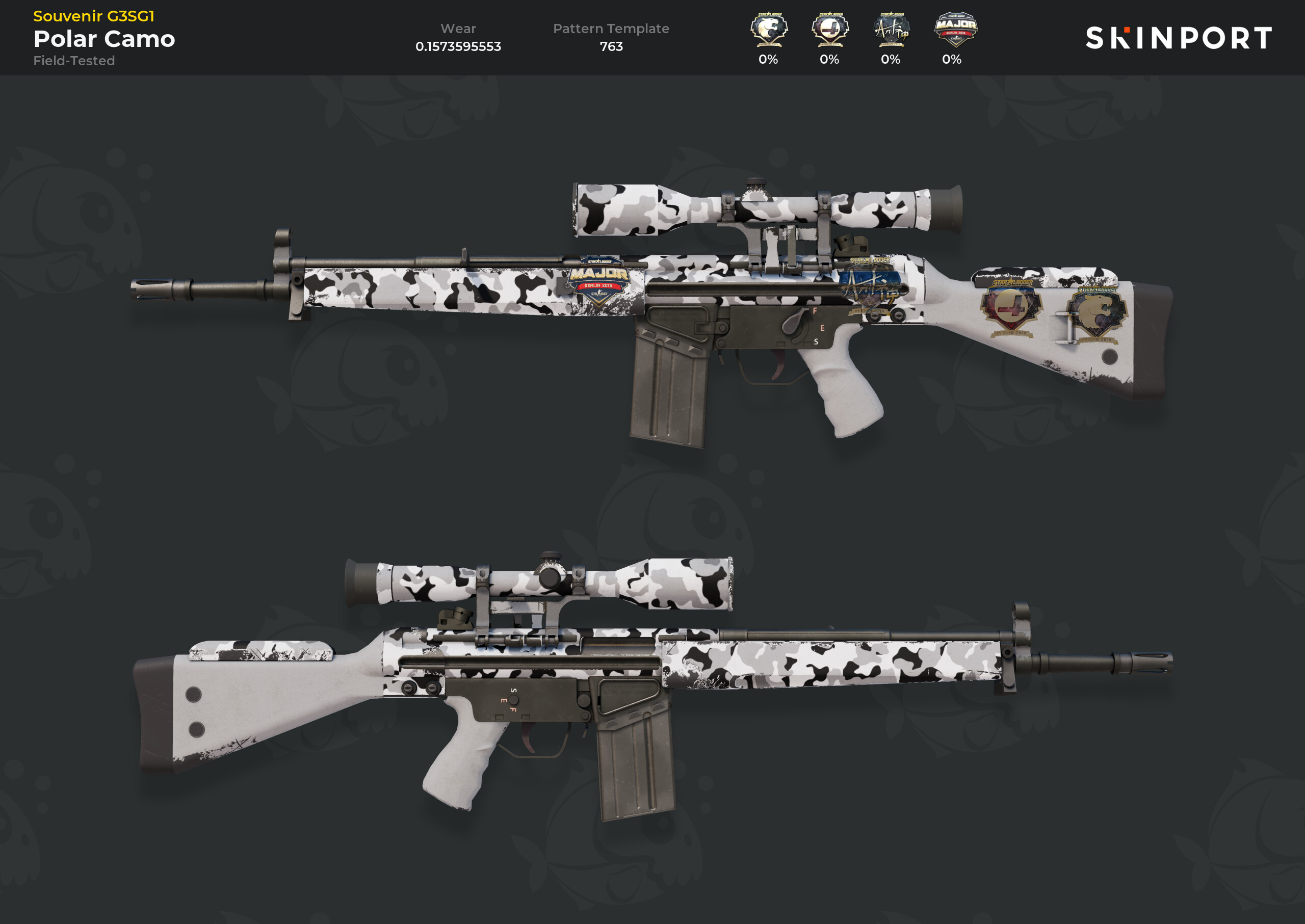 Souvenir G3SG1 | Polar Camo (Field-Tested) - Counter-Strike 2 - Skinport