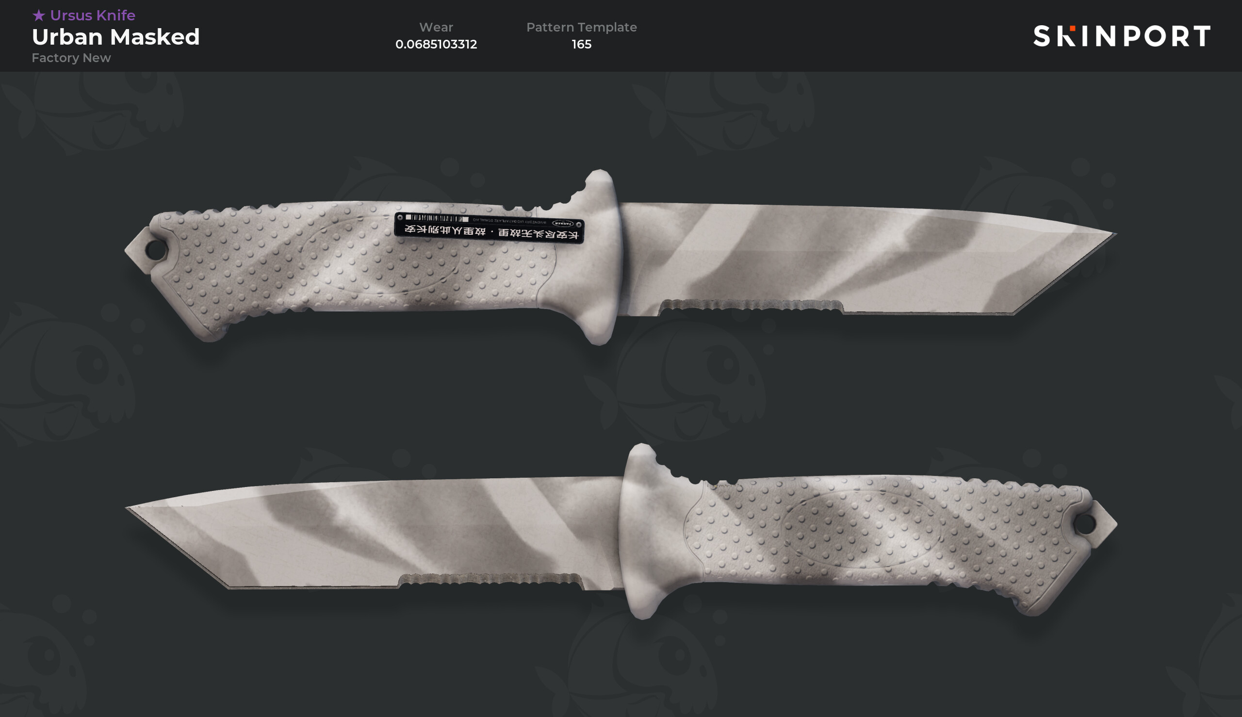 Ursus Knife | Urban Masked (Factory New) - Counter-Strike 2 - Skinport