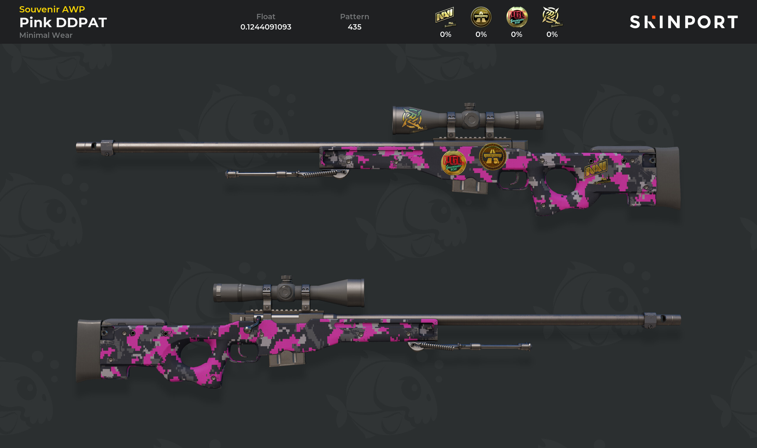 Souvenir AWP | Pink DDPAT (Minimal Wear) - Counter-Strike 2 - Skinport
