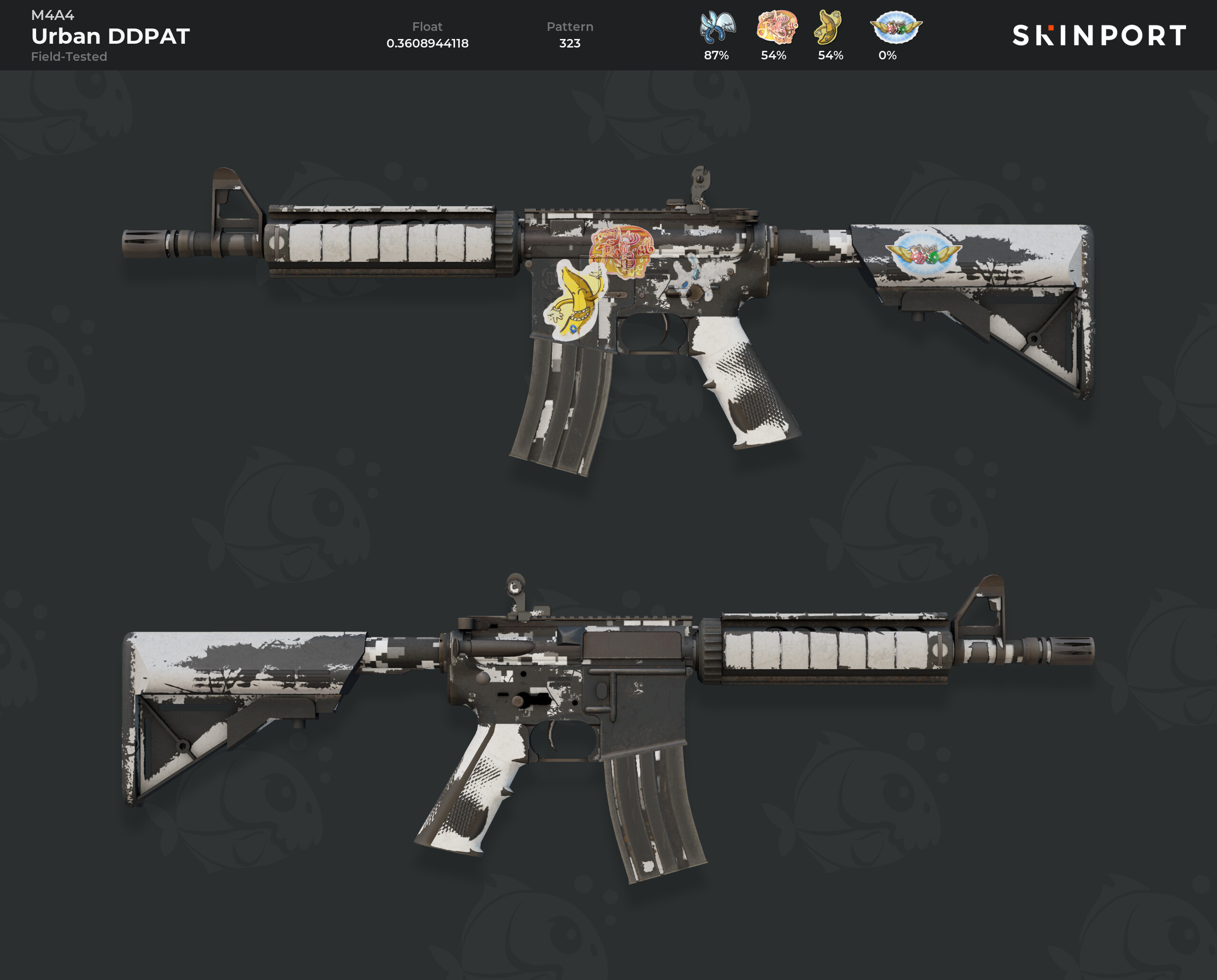 M4A4 | Urban DDPAT (Field-Tested) - Counter-Strike 2 - Skinport