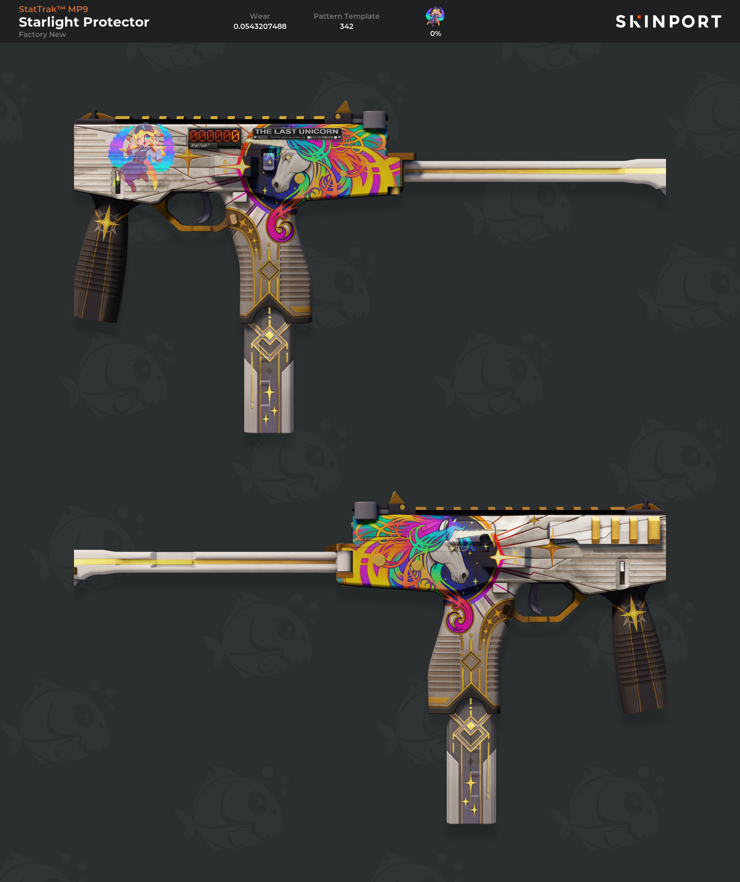 StatTrak™ MP9 | Starlight Protector (Factory New) - CS:GO - Skinport
