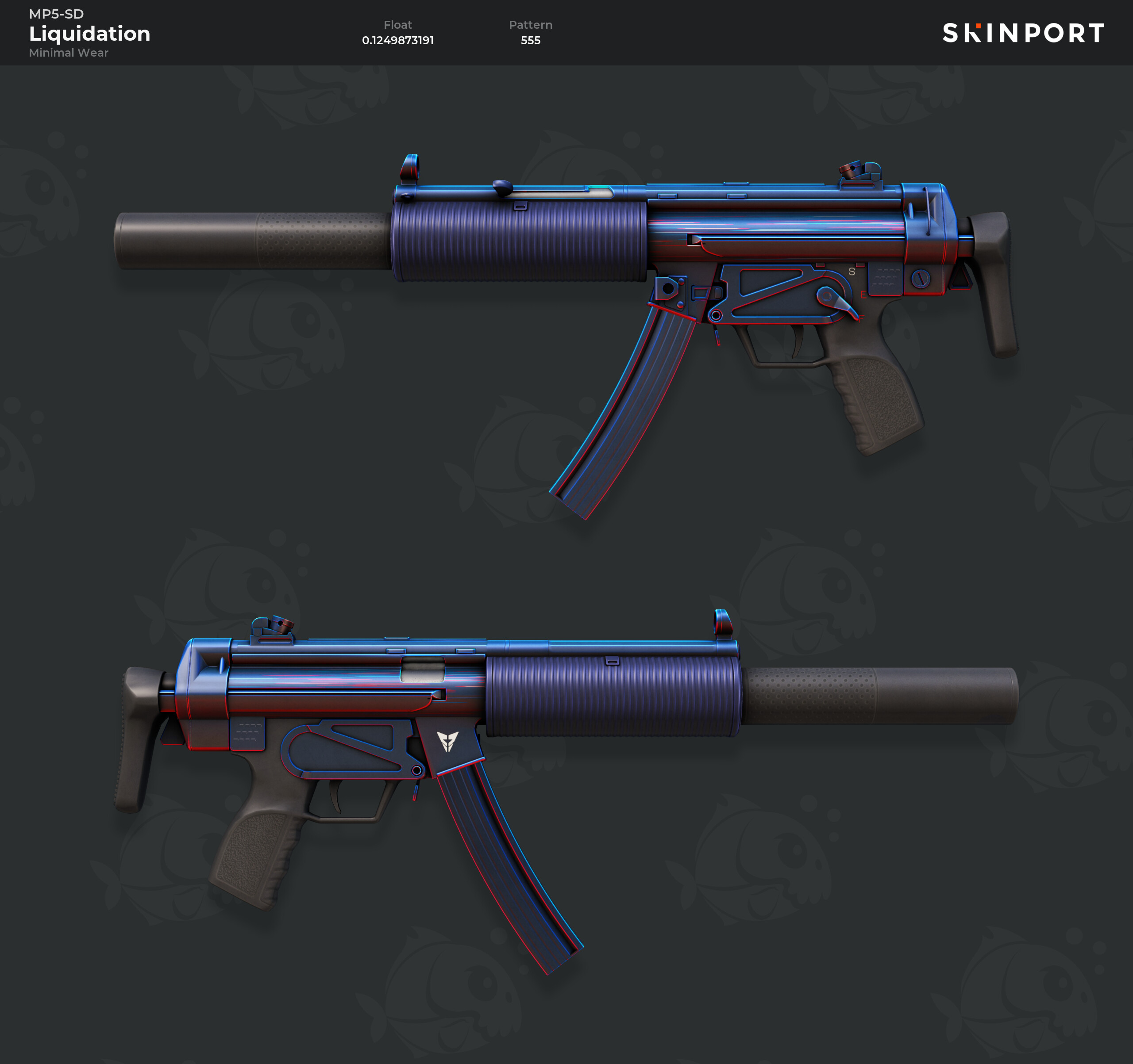 MP5-SD | Liquidation (Minimal Wear) - Counter-Strike 2 - Skinport