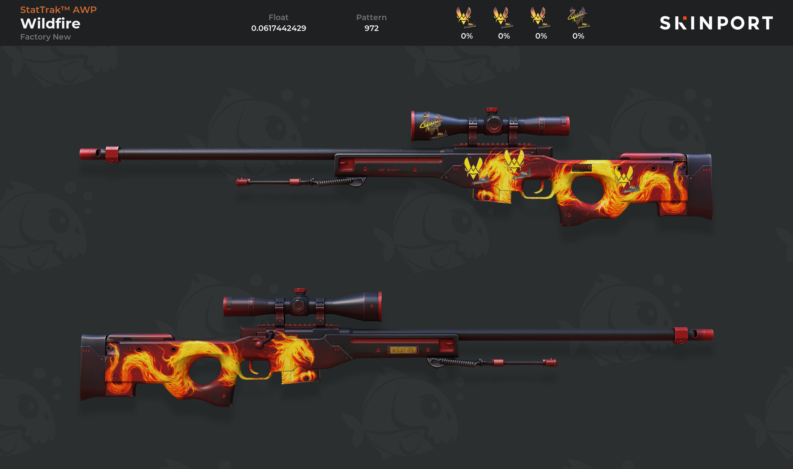 StatTrak™ AWP | Wildfire (Factory New) - Counter-Strike 2 - Skinport
