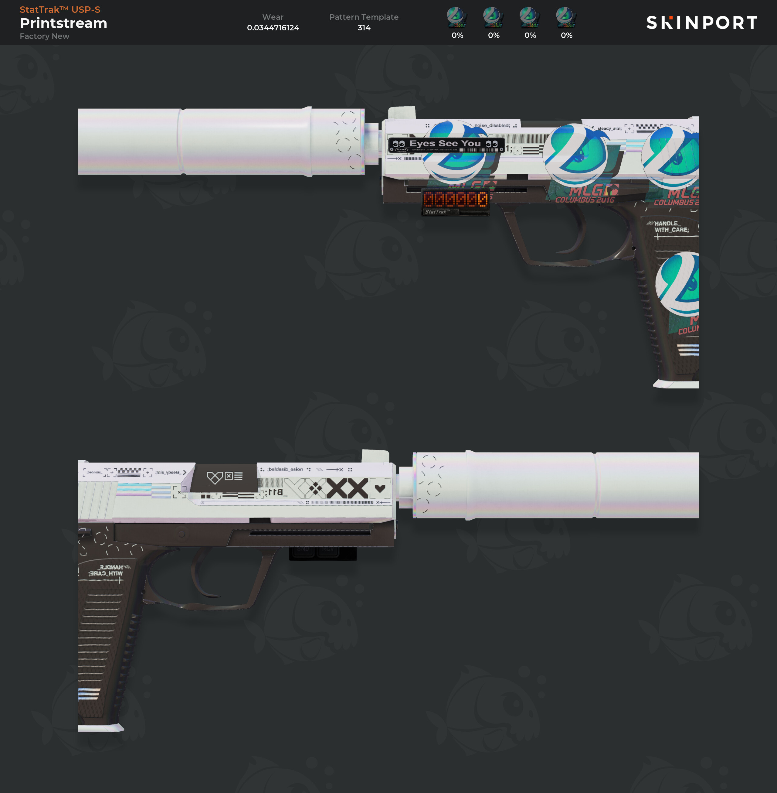 StatTrak™ USP-S | Printstream (Factory New) - Counter-Strike 2 - Skinport