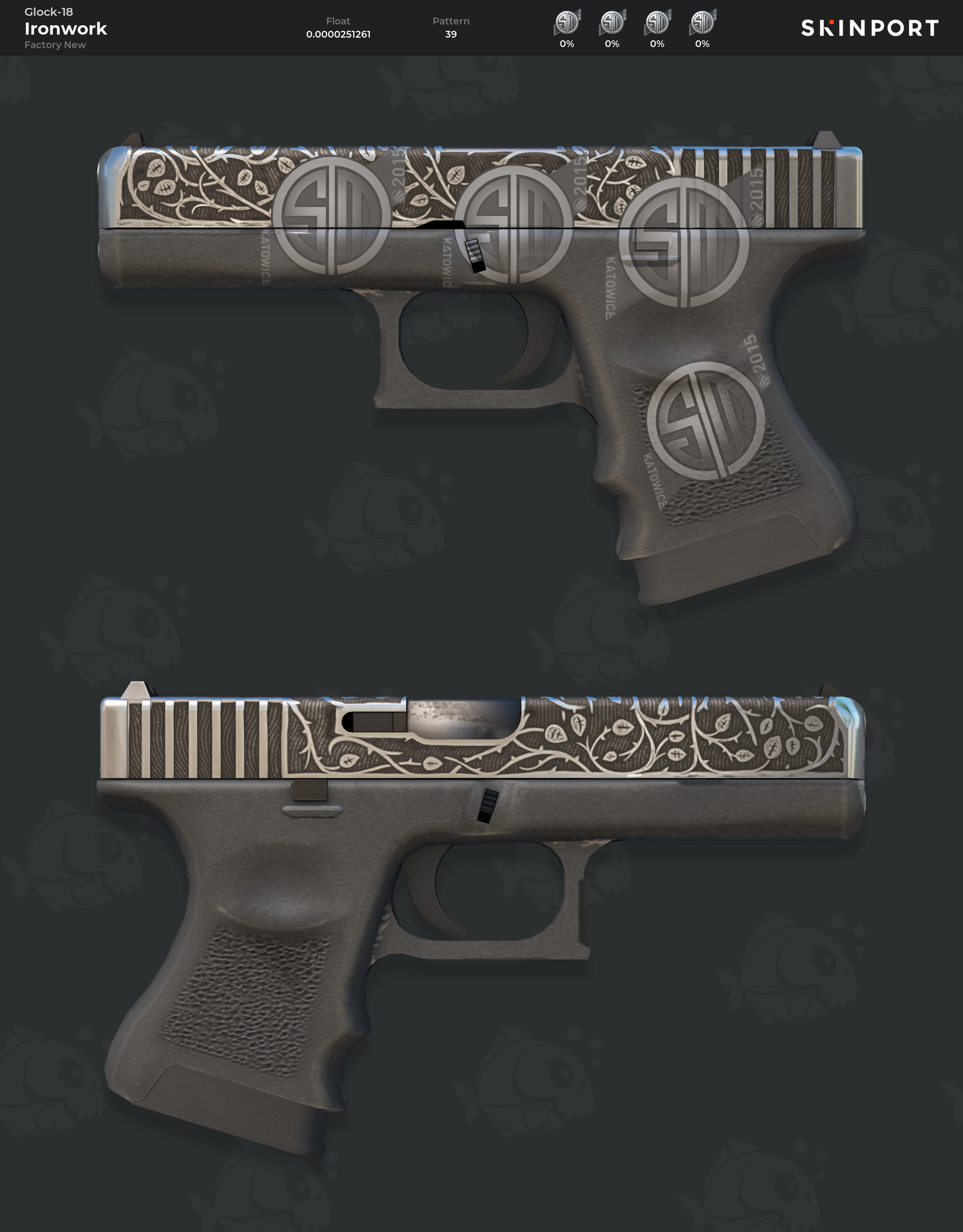 Glock-18 | Ironwork (Factory New) - Counter-Strike 2 - Skinport