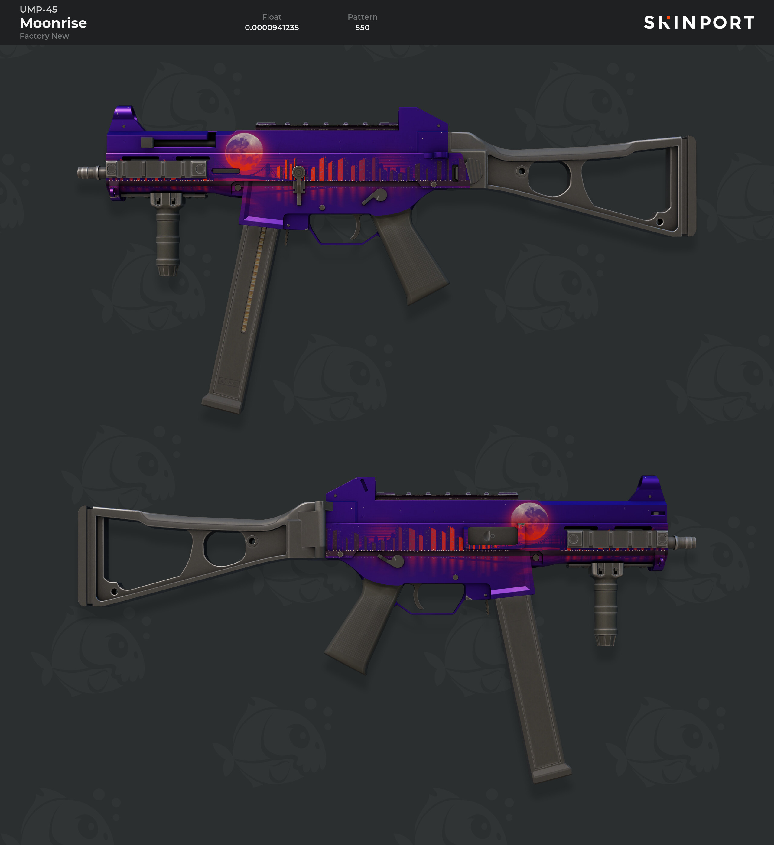 UMP-45 | Moonrise (Factory New) - Counter-Strike 2 - Skinport