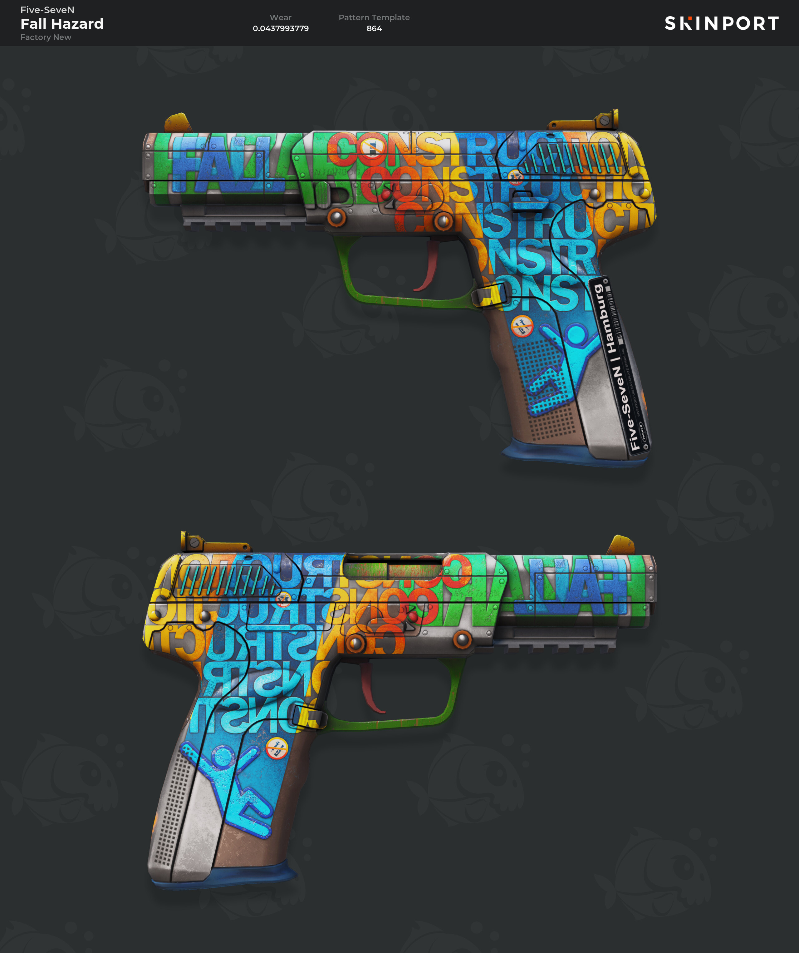 Five-SeveN | Fall Hazard (Factory New) - Counter-Strike 2 - Skinport