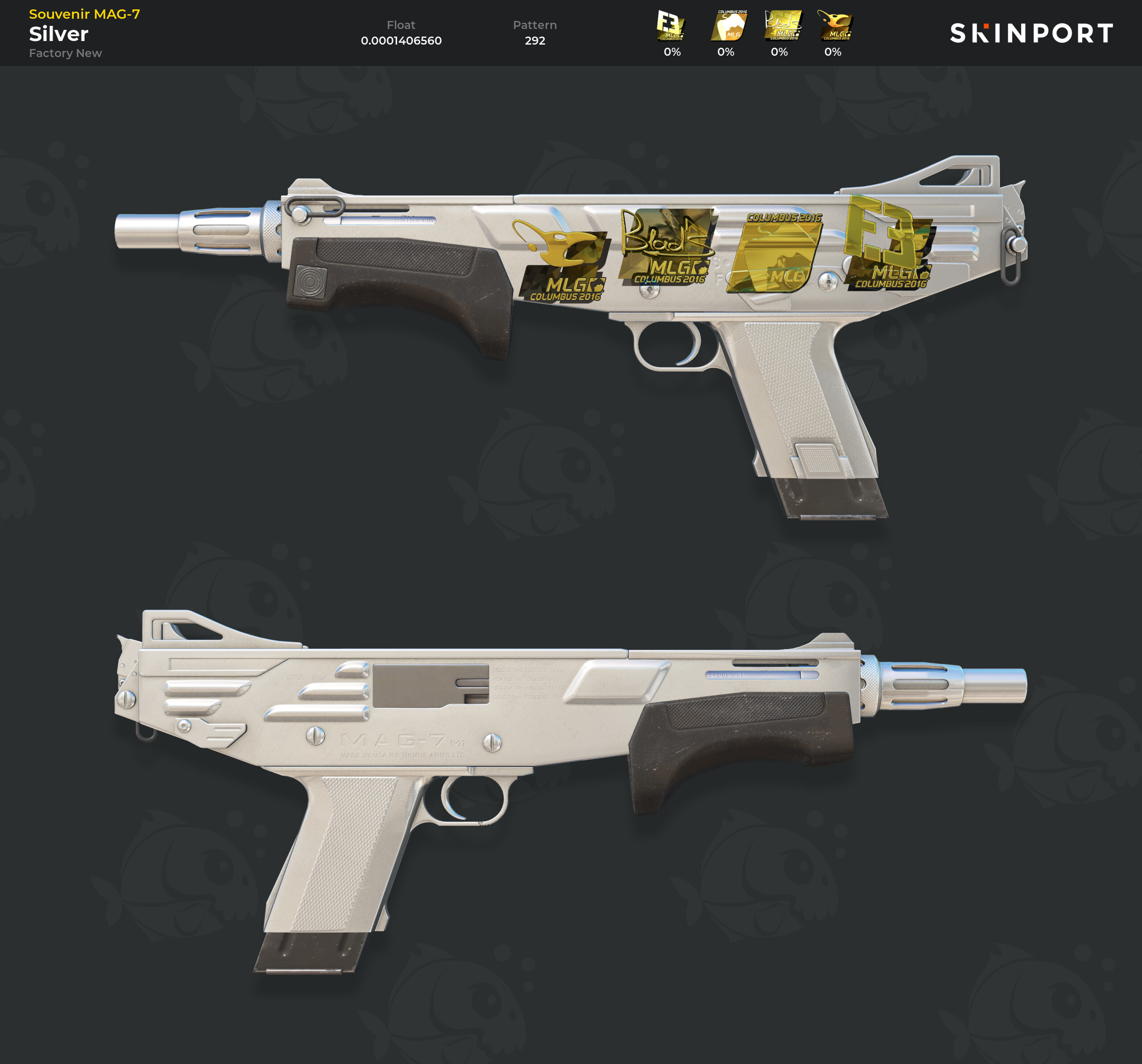 Souvenir MAG-7 | Silver (Factory New) - Counter-Strike 2 - Skinport
