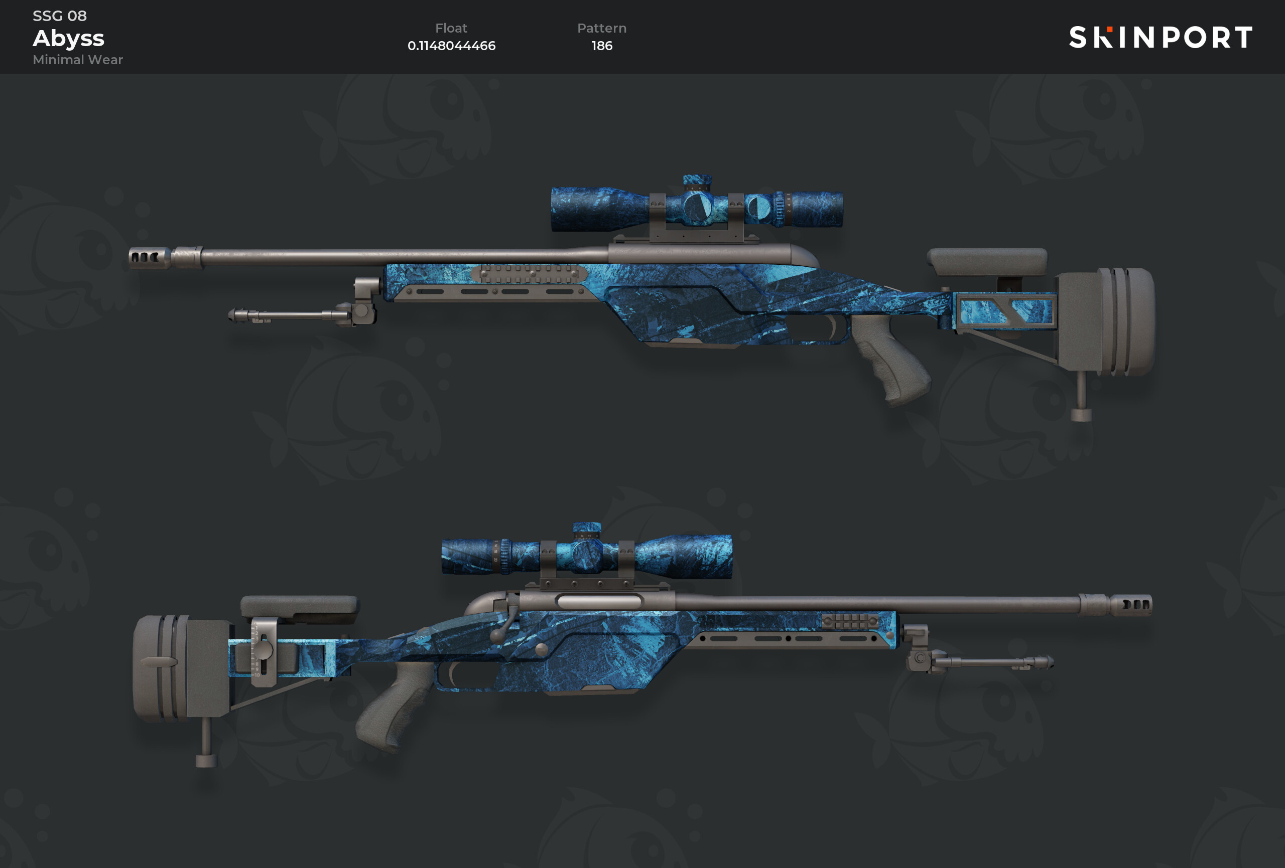 SSG 08 | Abyss (Minimal Wear) - CS:GO - Skinport