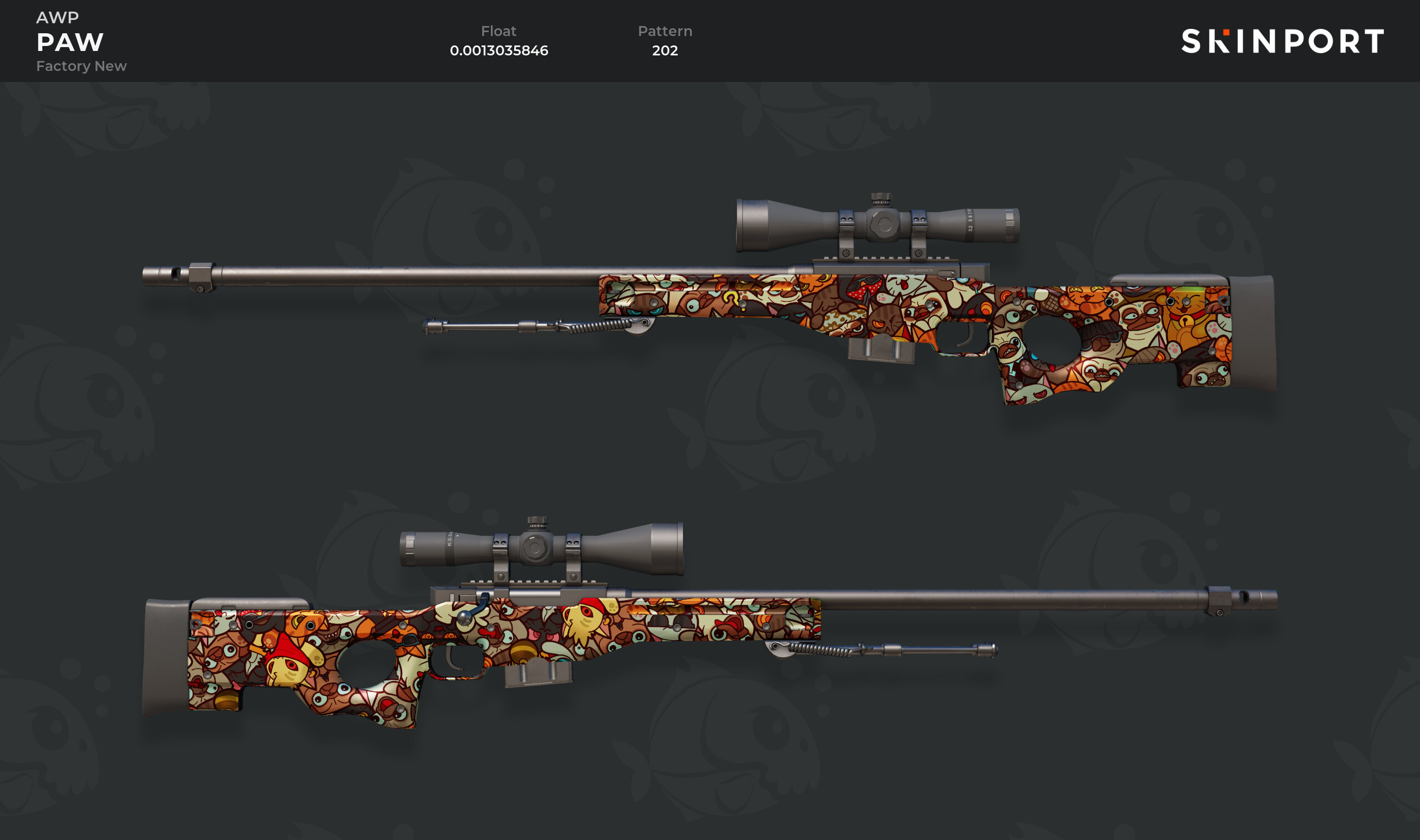 AWP | PAW (Factory New) - Counter-Strike 2 - Skinport