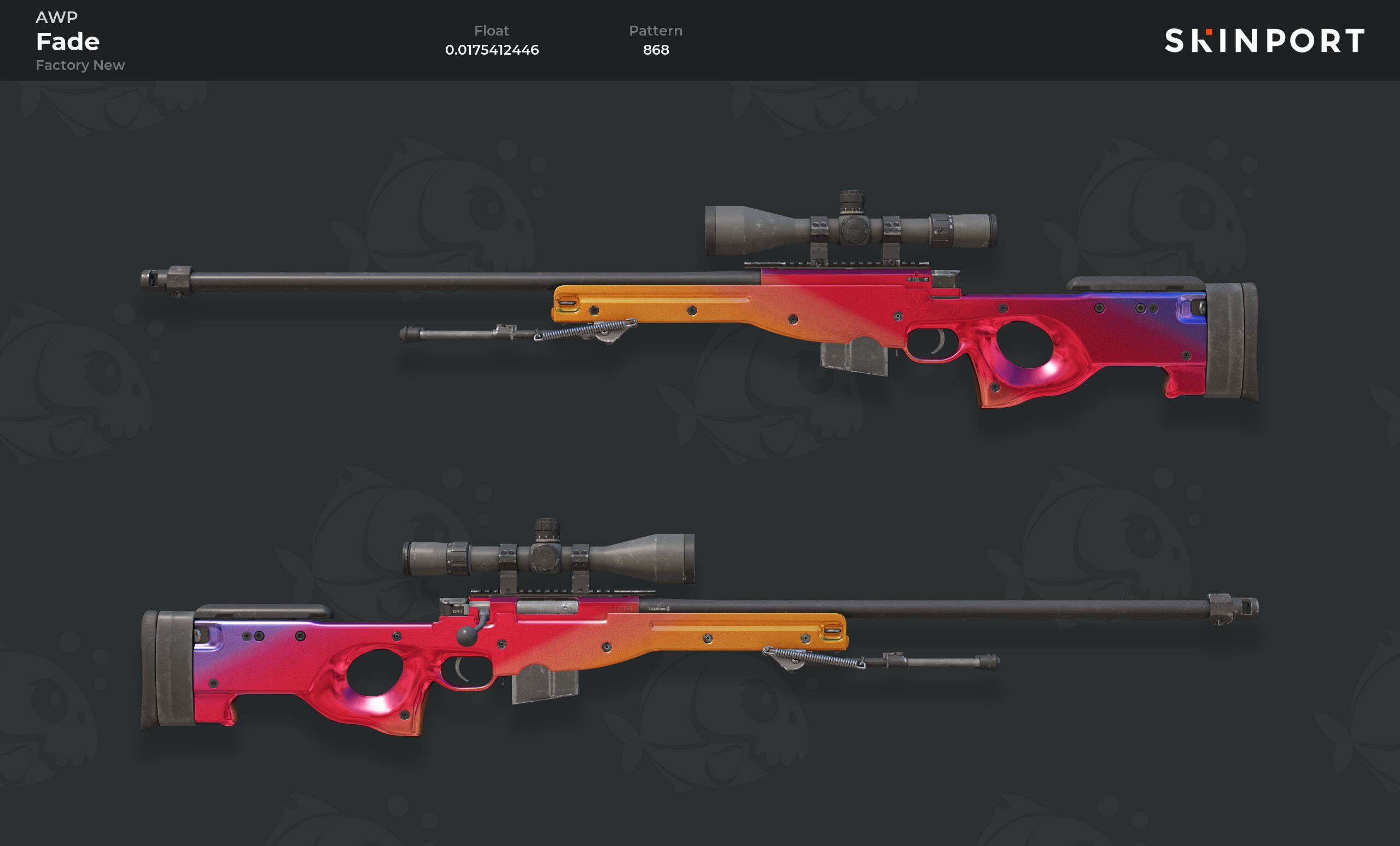 AWP | Fade (Factory New) - Counter-Strike 2 - Skinport