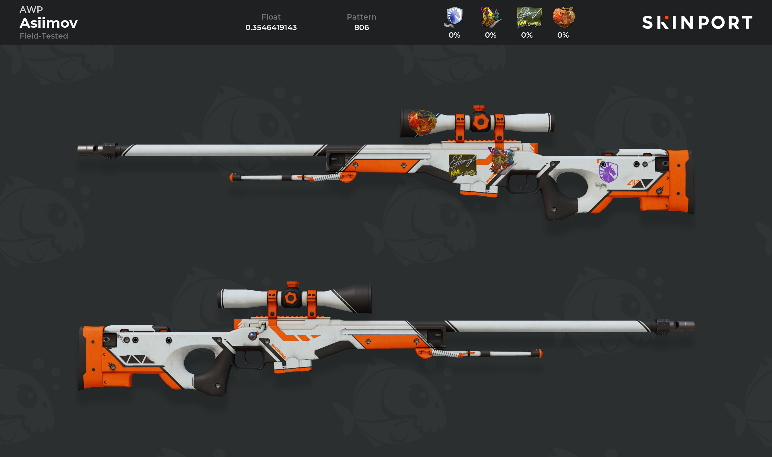 AWP | Asiimov (Field-Tested) - Counter-Strike 2 - Skinport