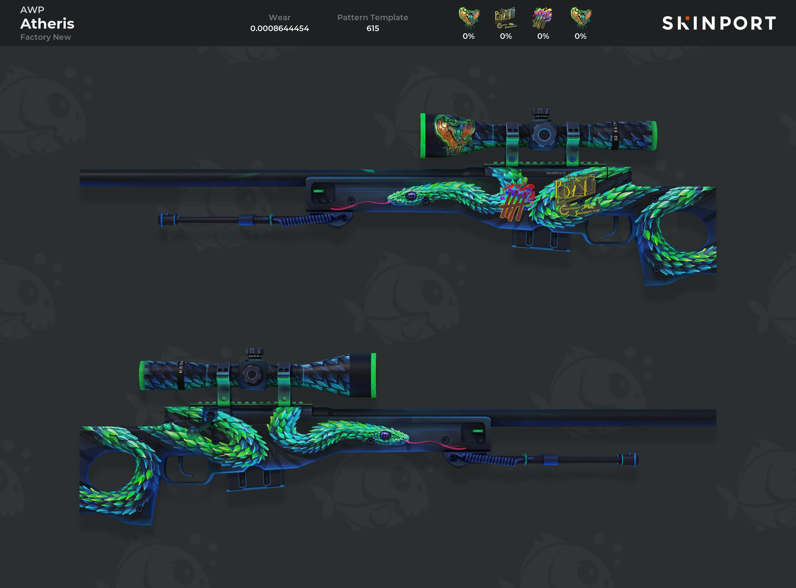 AWP | Atheris (Factory New) - Counter-Strike 2 - Skinport