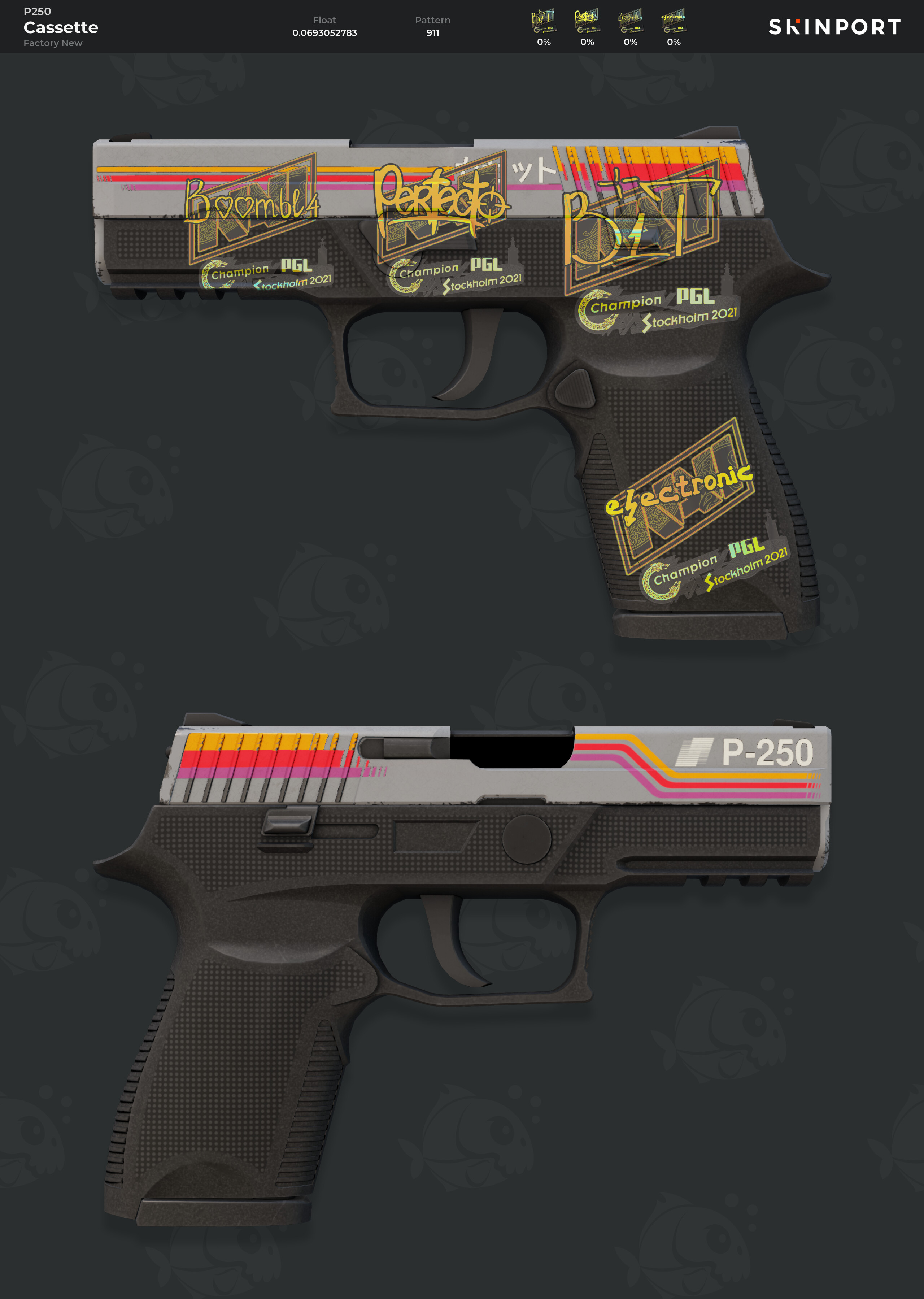 P250 | Cassette (Factory New) - Counter-Strike 2 - Skinport