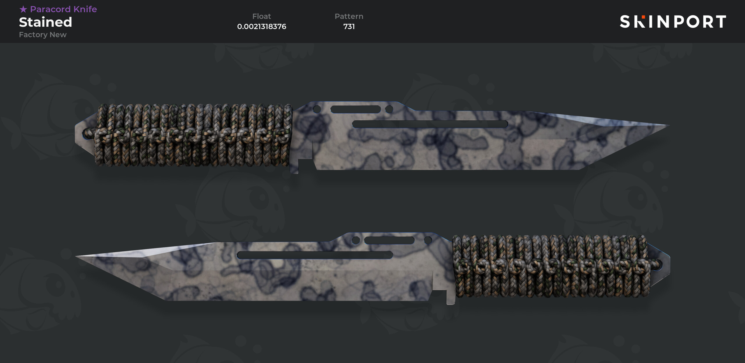 Paracord Knife | Stained (Factory New) - Counter-Strike 2 - Skinport