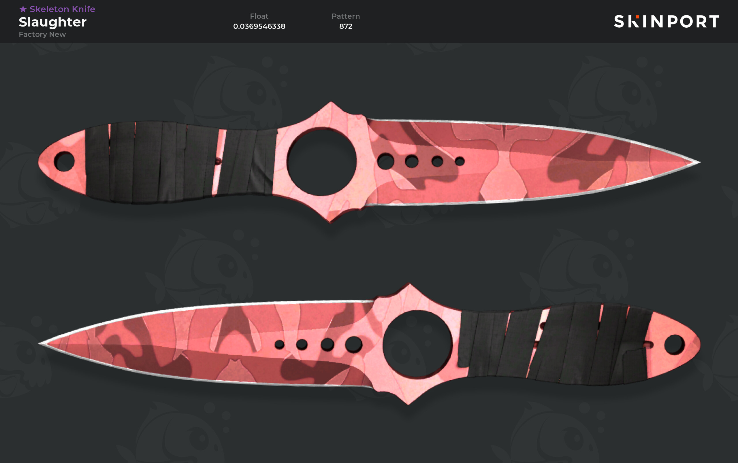 Skeleton Knife | Slaughter (Factory New) - Counter-Strike 2 - Skinport