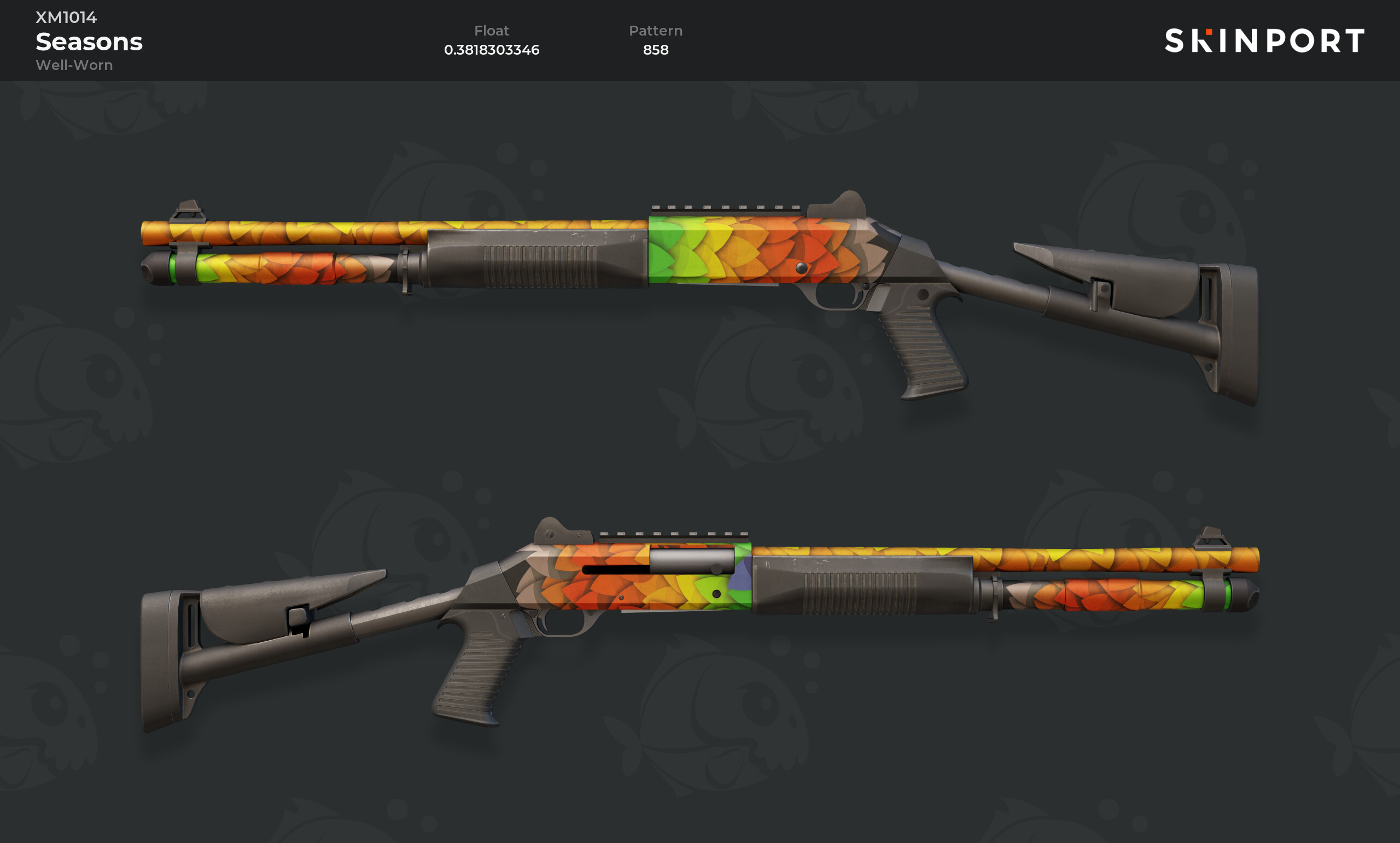 XM1014 | Seasons (Well-Worn) - Counter-Strike 2 - Skinport