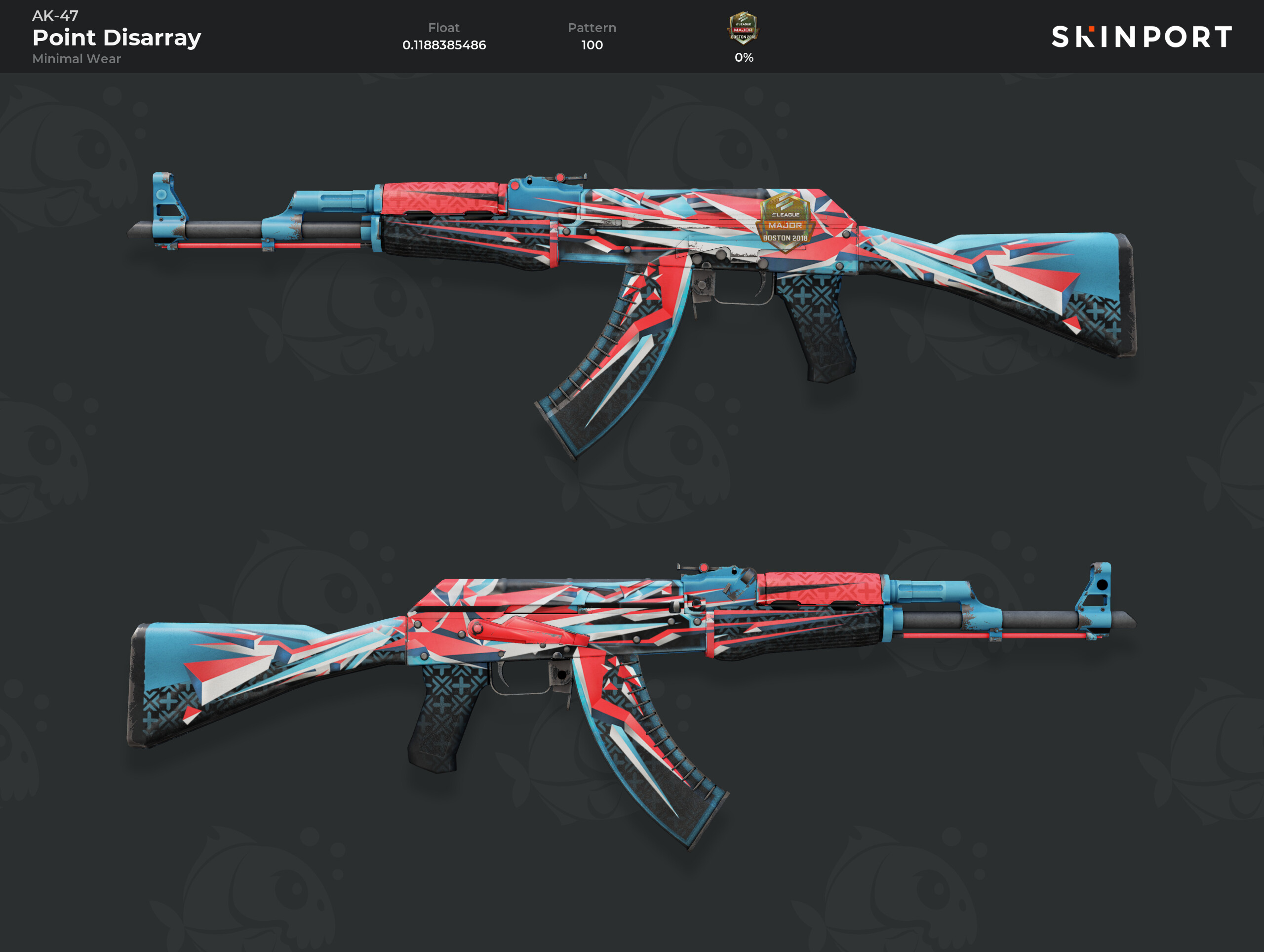 Ak 47 Point Disarray Minimal Wear Counter Strike 2 Skinport