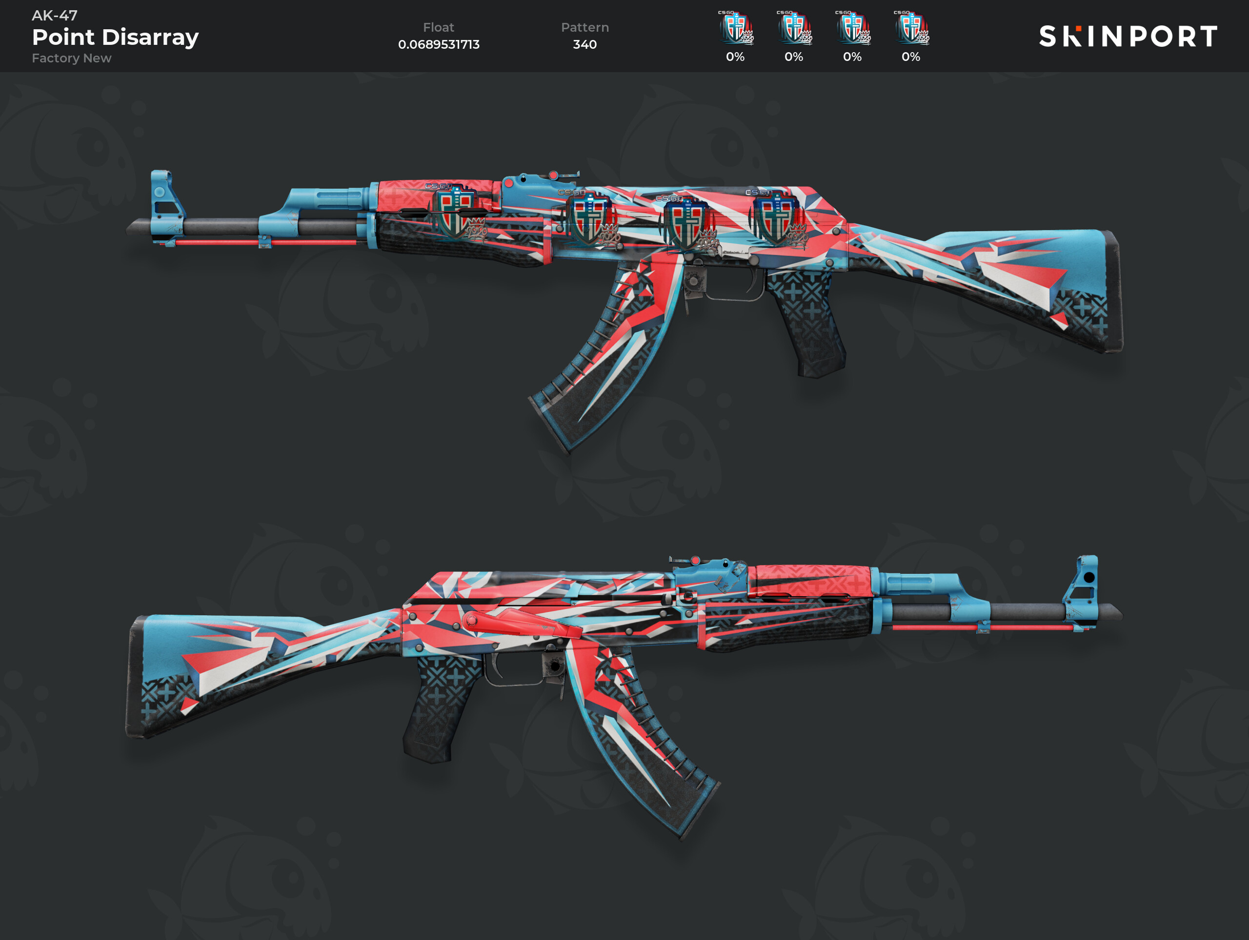 AK-47 | Point Disarray (Factory New) - Counter-Strike 2 - Skinport