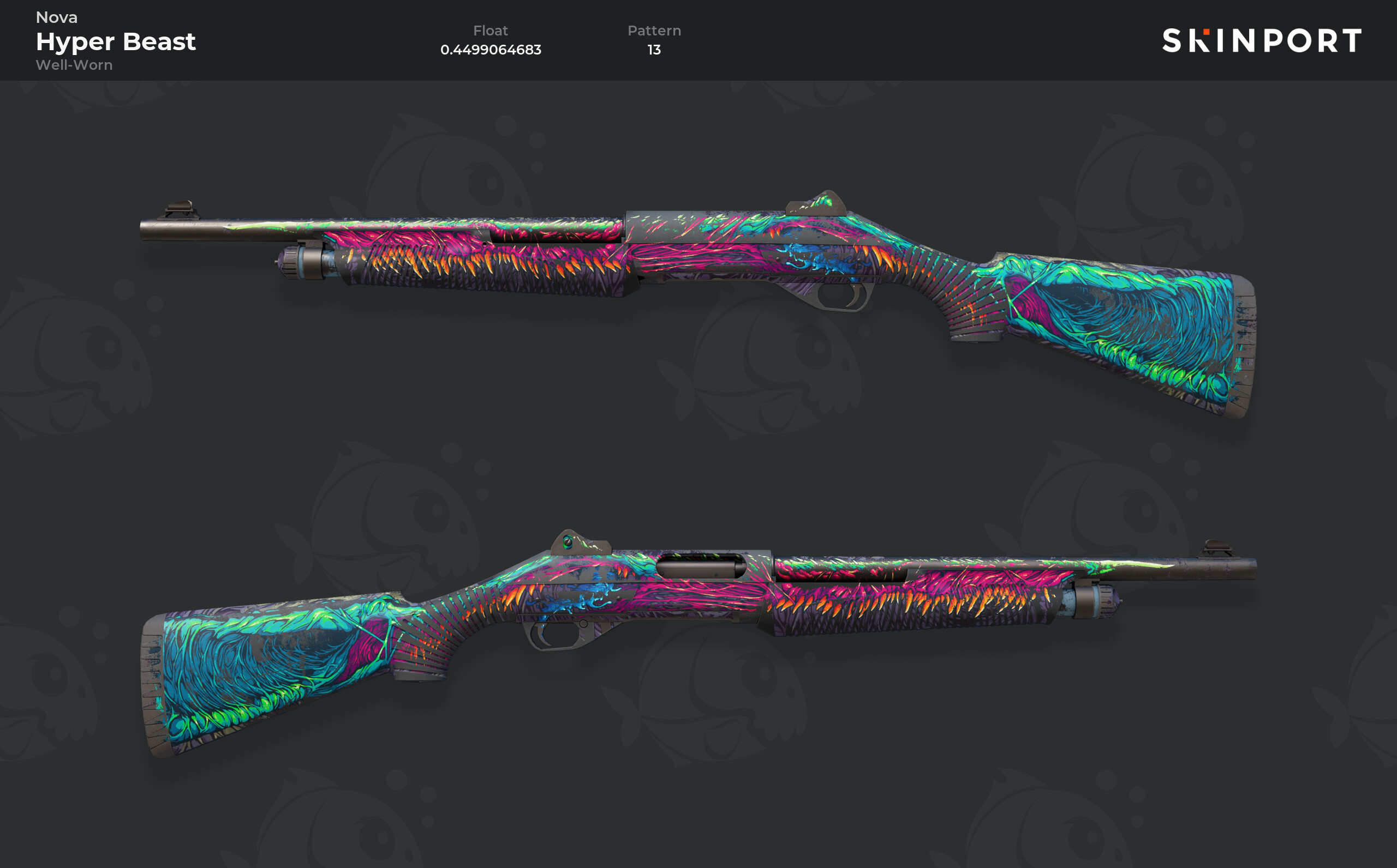 Nova | Hyper Beast (Well-Worn) - Counter-Strike 2 - Skinport