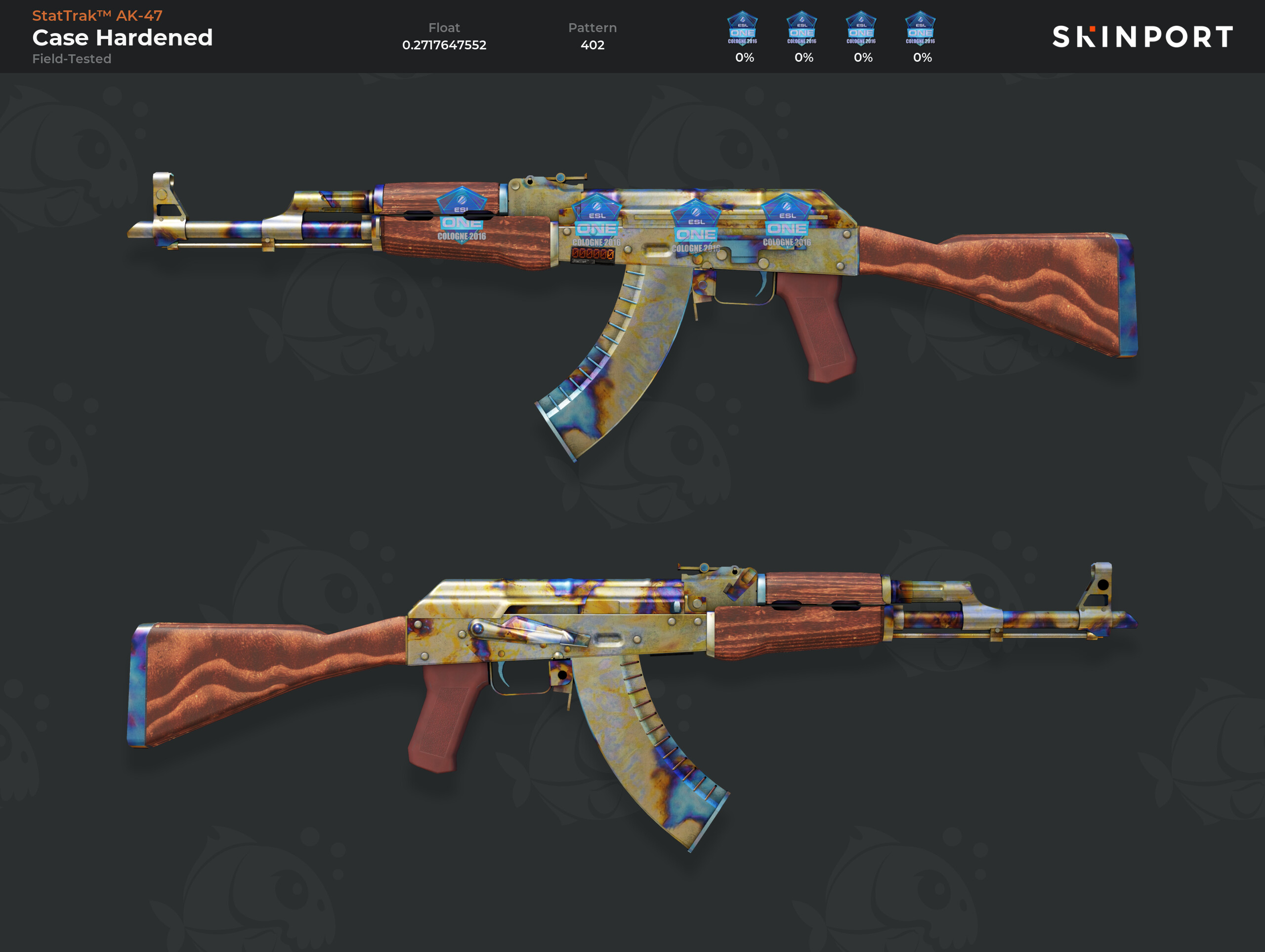 StatTrak™ AK-47 | Case Hardened (Field-Tested) - Counter-Strike 2 ...