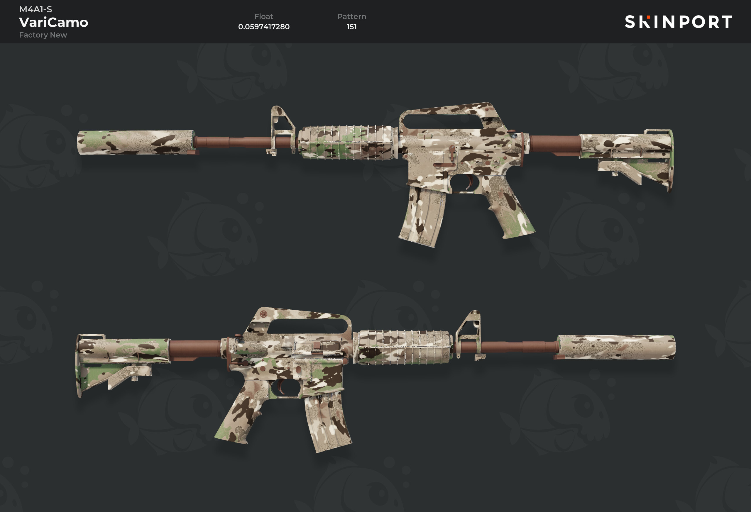 M4A1-S | VariCamo (Factory New) - Counter-Strike 2 - Skinport
