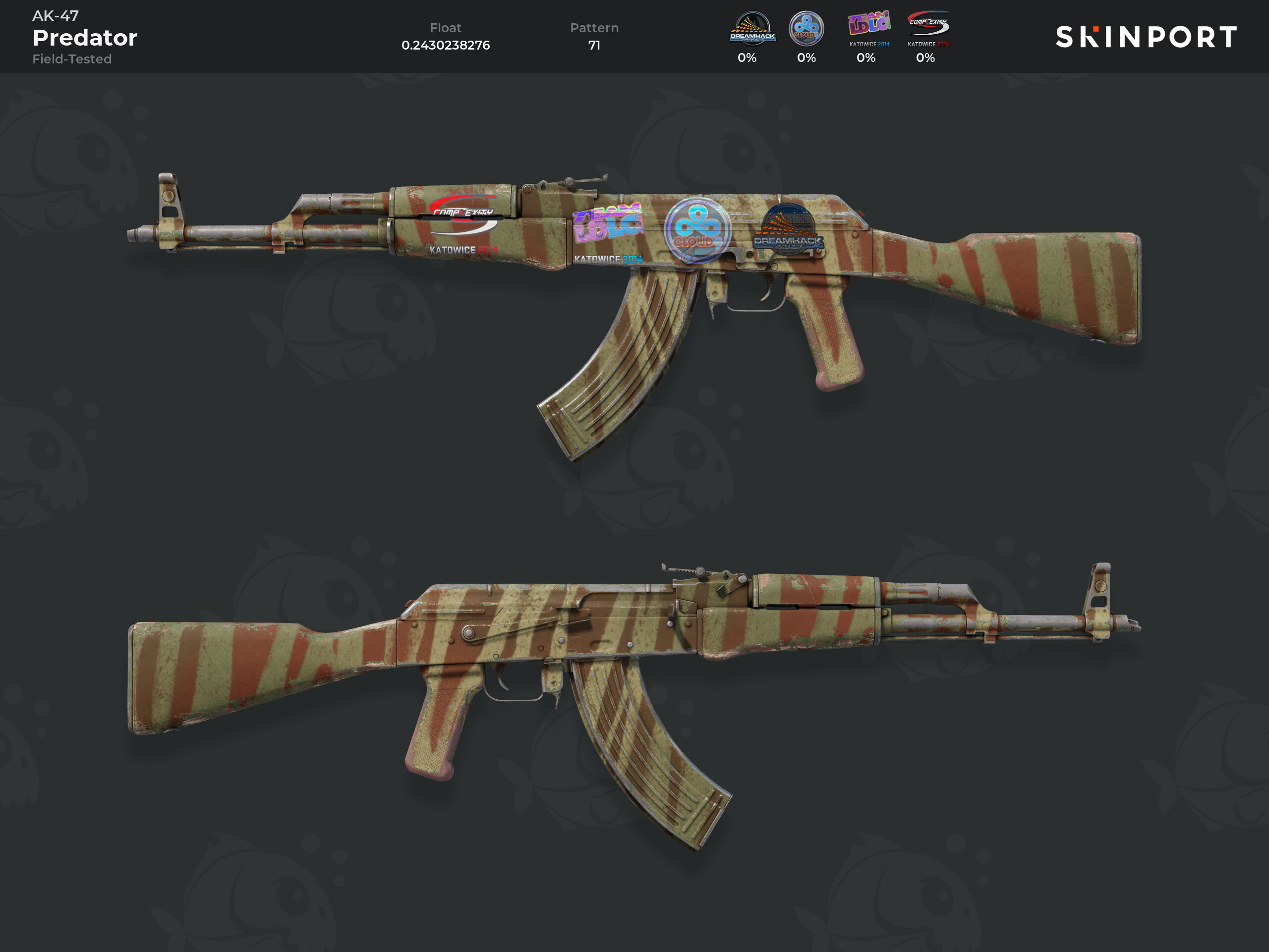 AK-47 | Predator (Field-Tested) - Counter-Strike 2 - Skinport