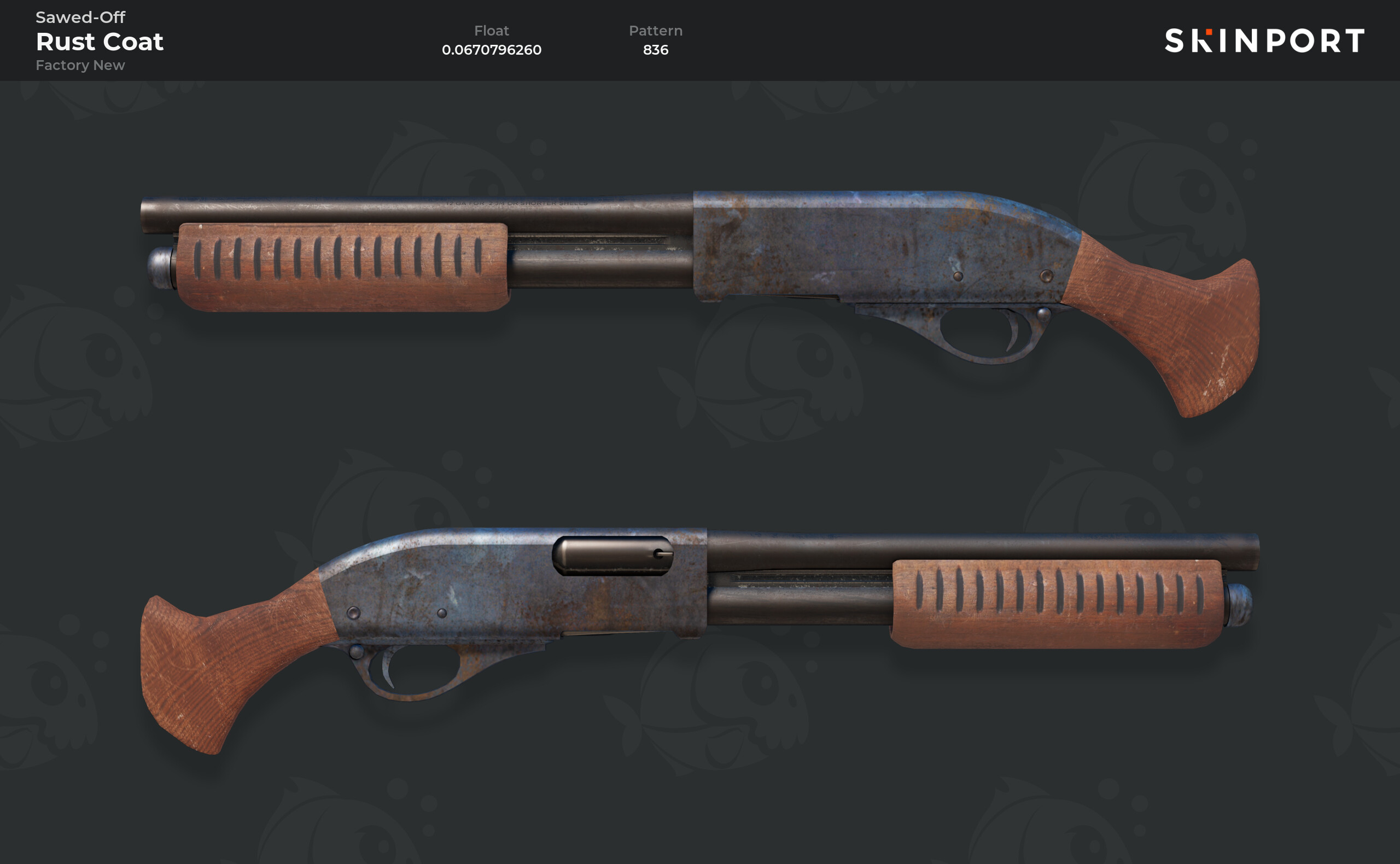 Sawed-Off | Rust Coat (Factory New) - Counter-Strike 2 - Skinport